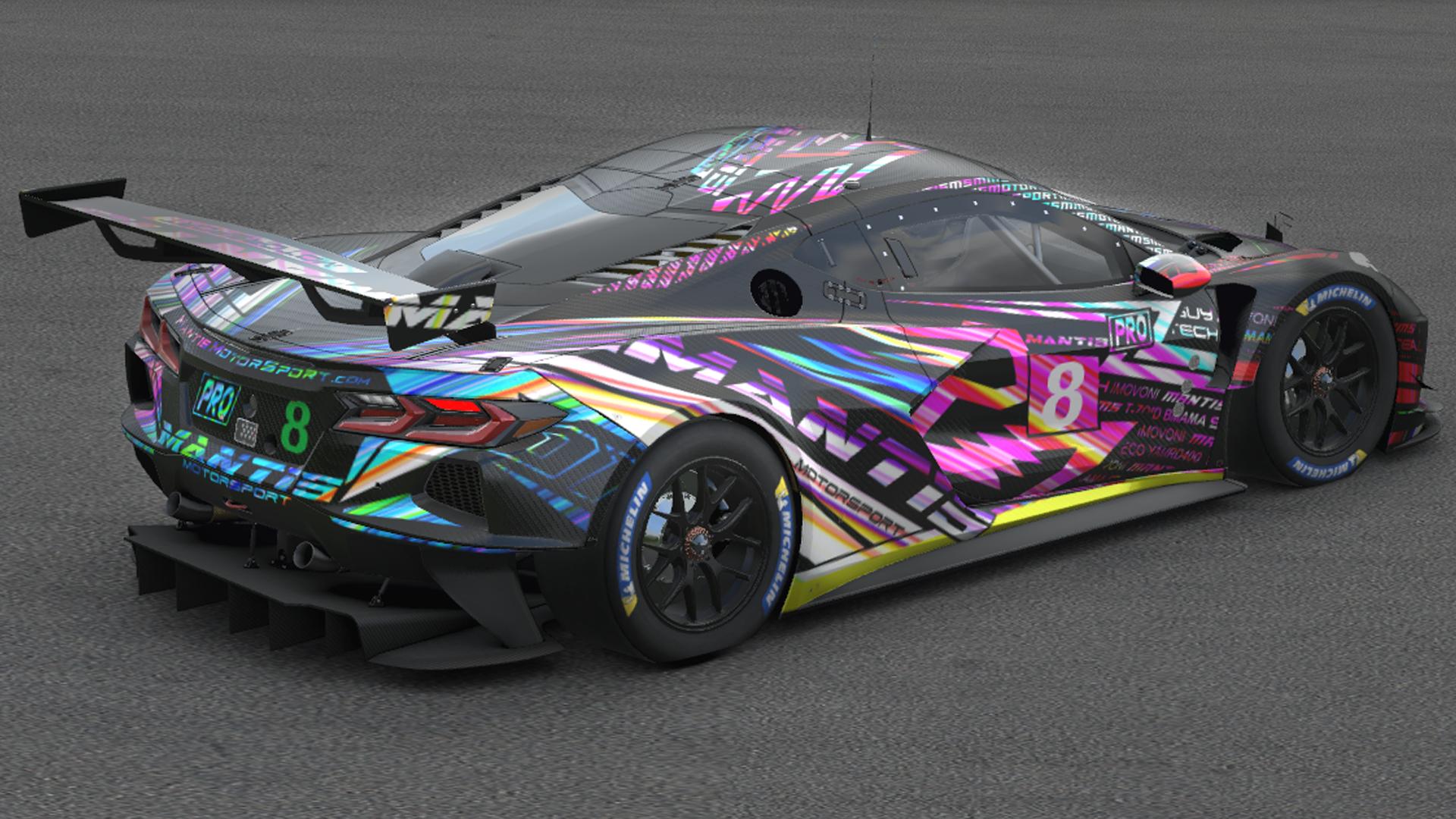 Chevrolet Corvette C8R GTE PSYCHO CARBON by Kirk S. - Trading Paints