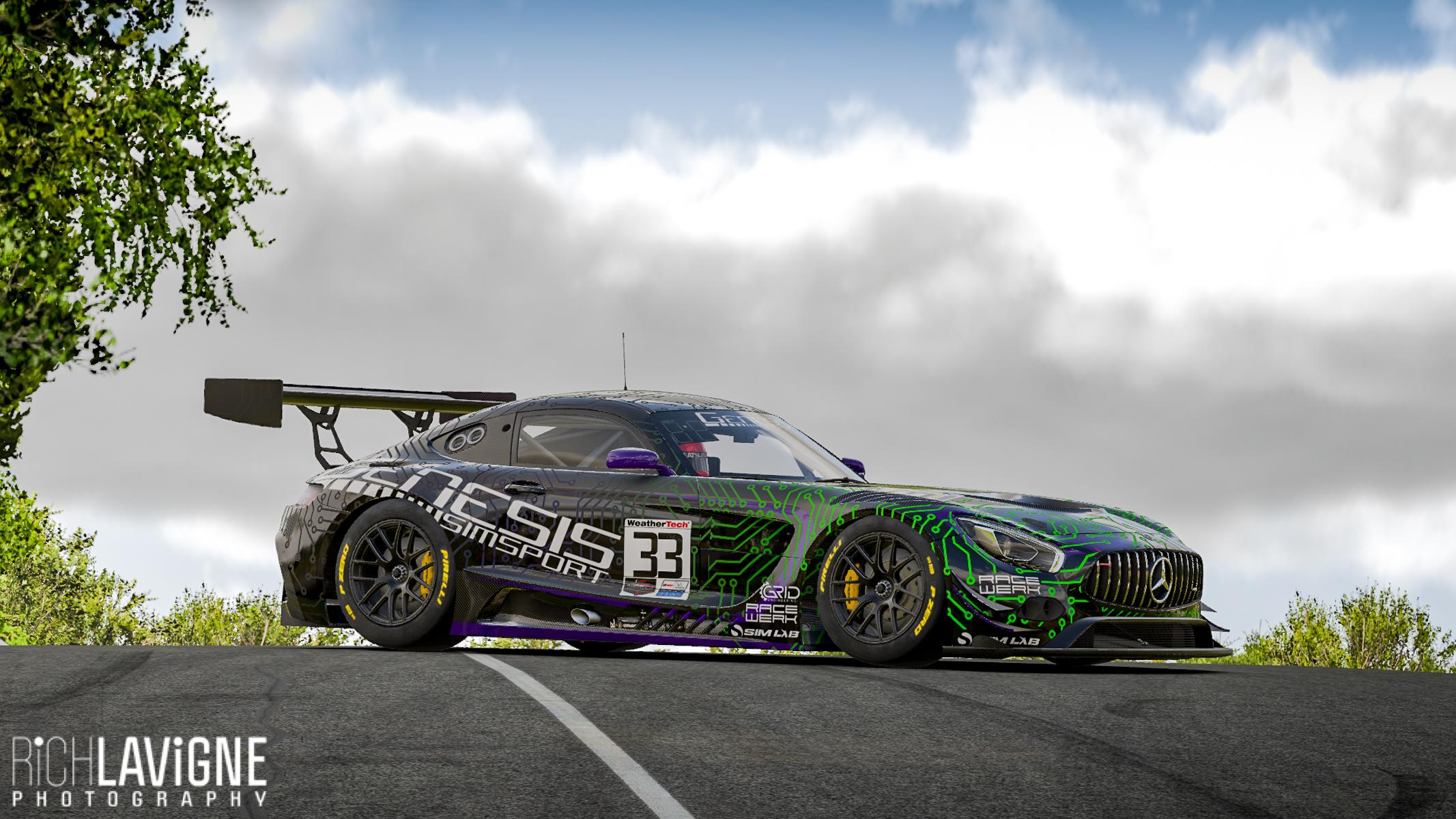 Genesis SimSport Mercedes AMG GT3 by Richard Lavigne - Trading Paints