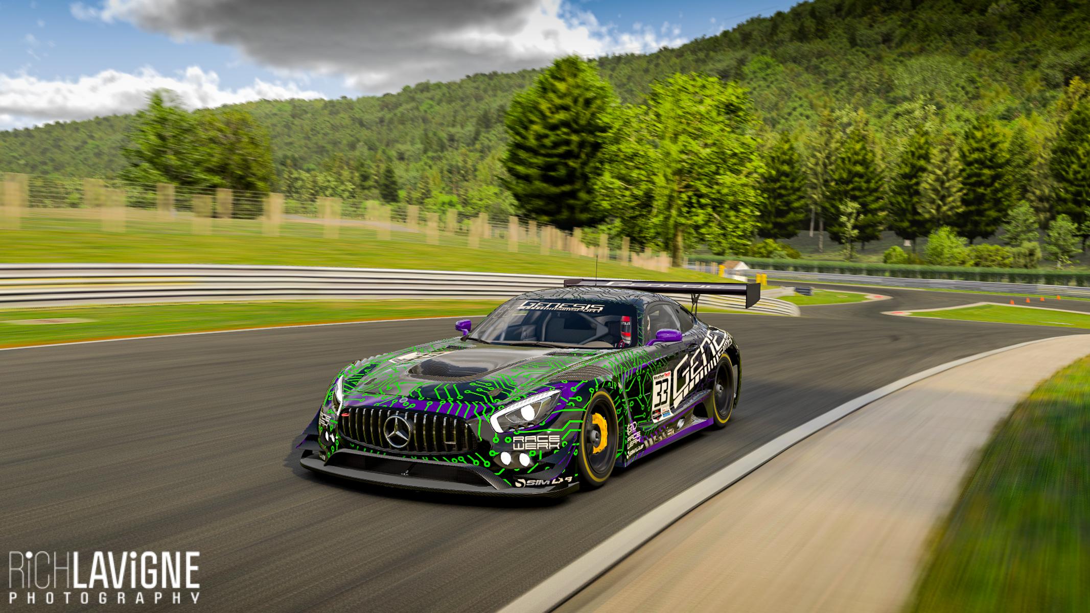 Genesis SimSport Mercedes AMG GT3 by Richard Lavigne - Trading Paints