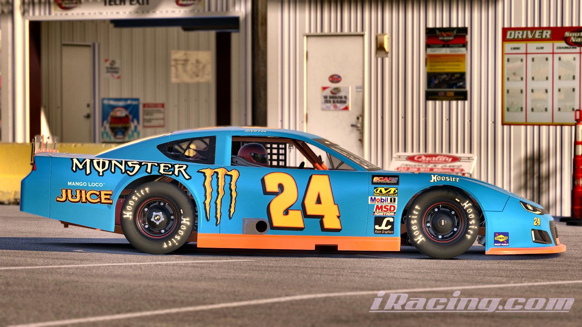Eddie Smith #24 Monster Mango Loco ZL1 by Jonah Colbert - Trading Paints