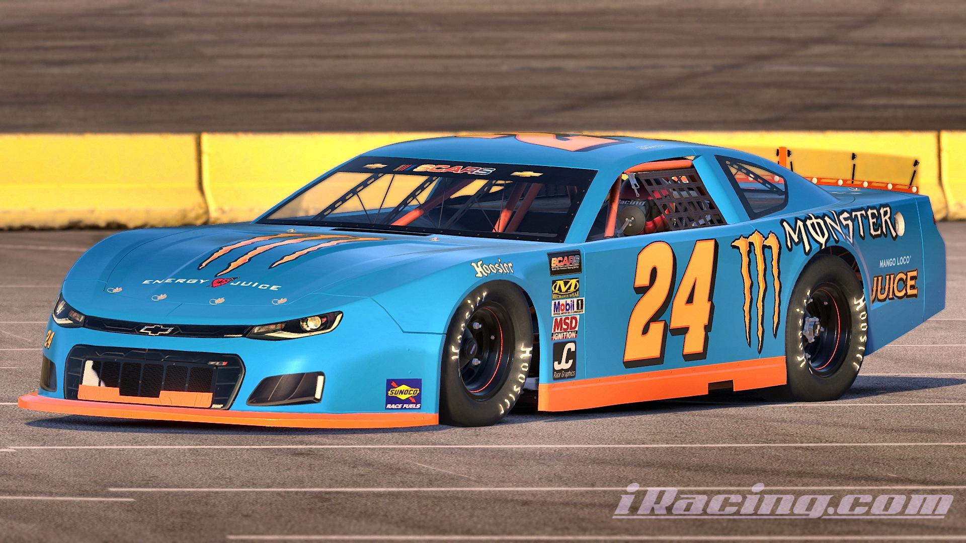 Eddie Smith #24 Monster Mango Loco ZL1 by Jonah Colbert - Trading Paints