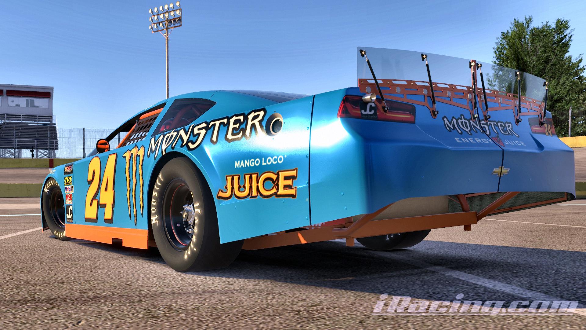 Eddie Smith #24 Monster Mango Loco ZL1 by Jonah Colbert - Trading Paints