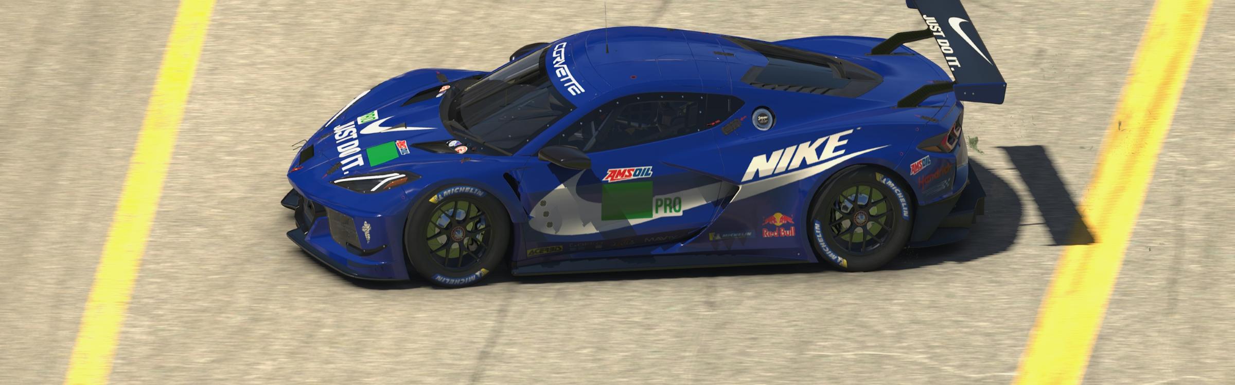 NIKE Corvette C8.R GTE ... NO # by Bernie Mobbs - Trading Paints