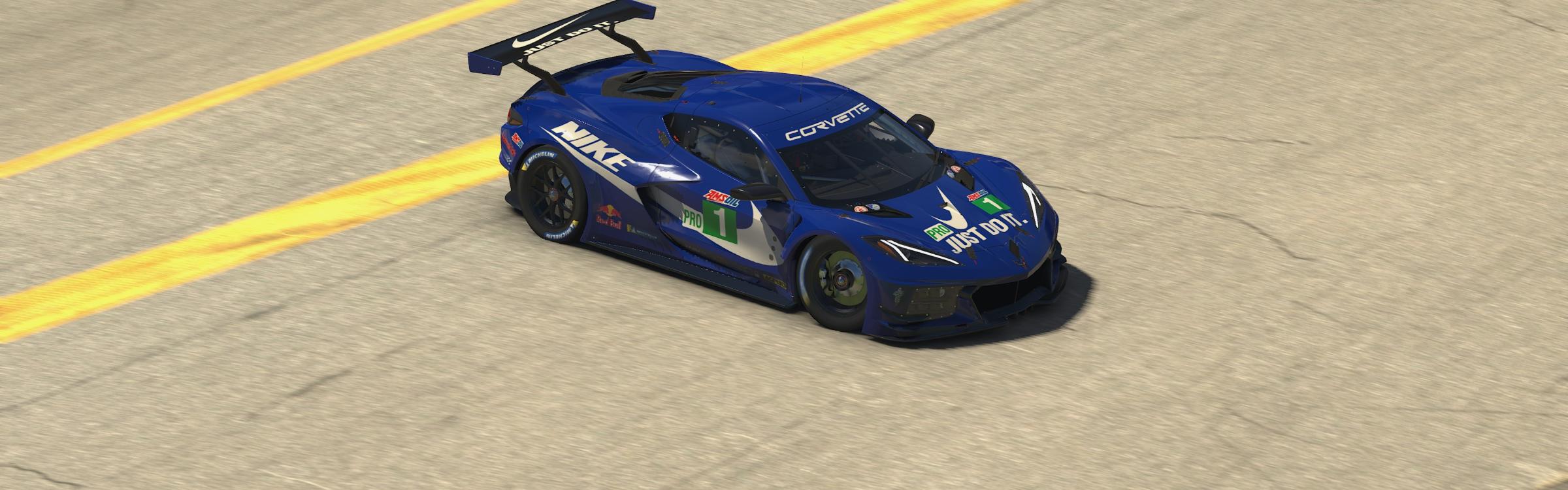 NIKE Corvette C8.R GTE ... NO # by Bernie Mobbs - Trading Paints