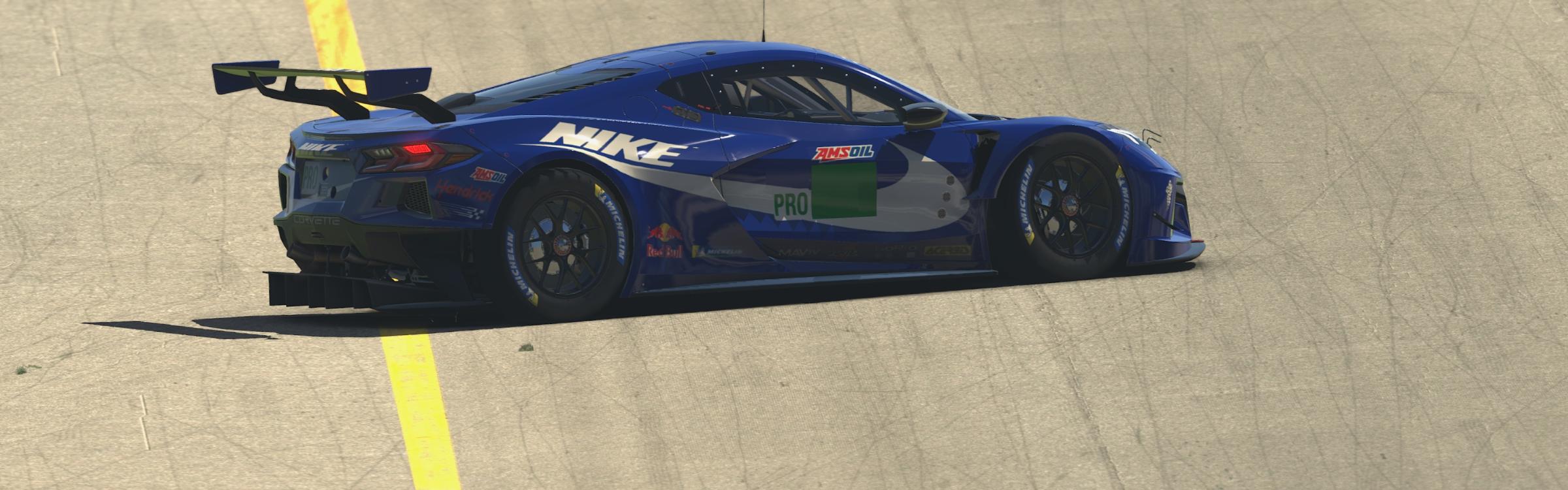 NIKE Corvette C8.R GTE ... NO # by Bernie Mobbs - Trading Paints