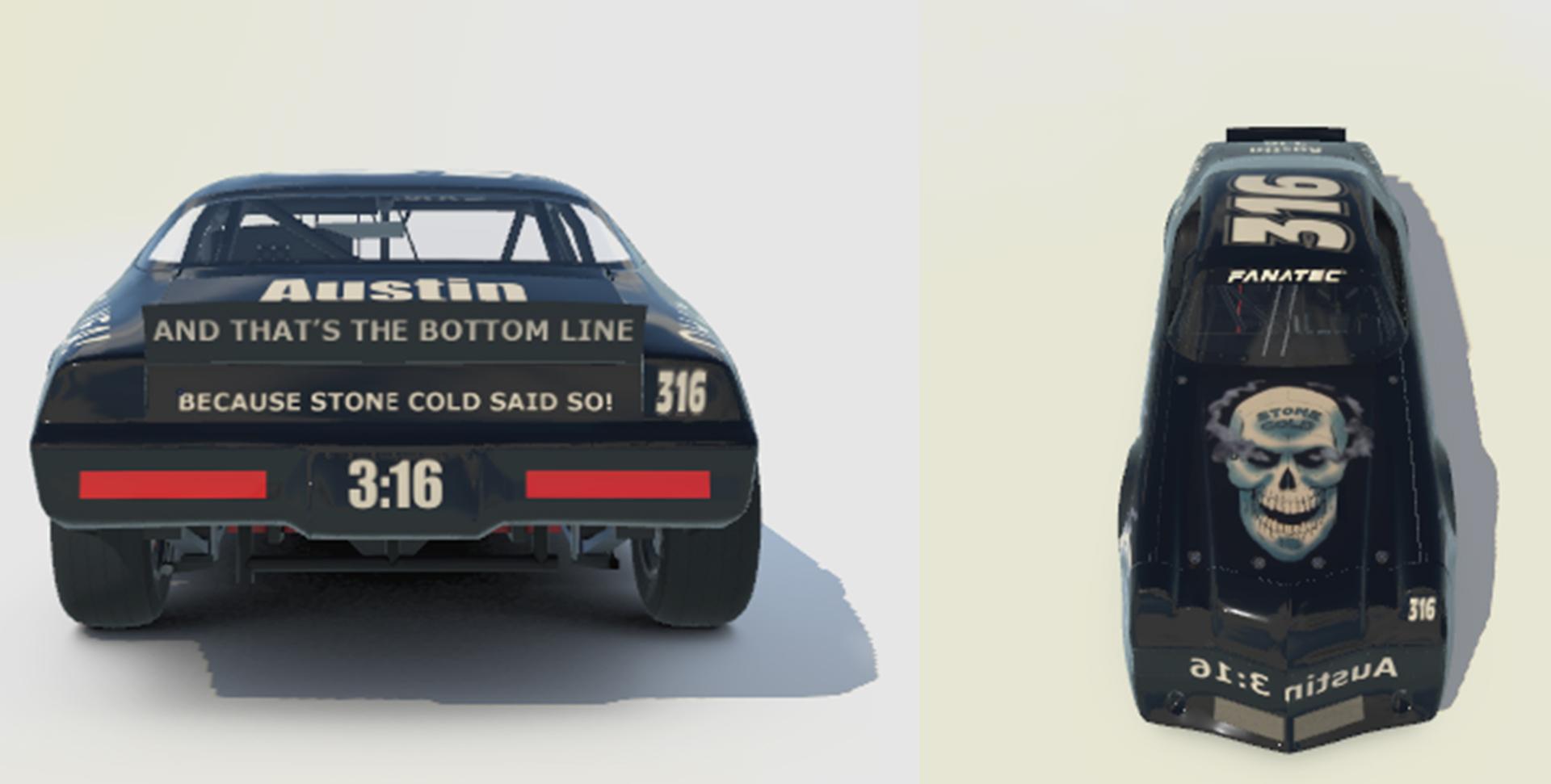 Custom Street Stock Stone Cold Steve Austin Livery by TJ Mariano ...