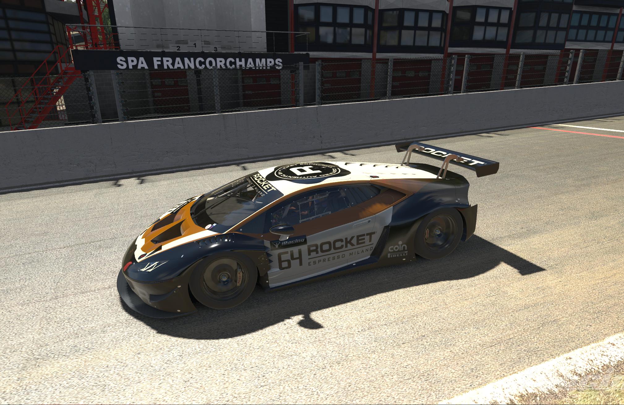 Rocket Espresso Huracan EVO GT3 by Evan D'Andrea - Trading Paints