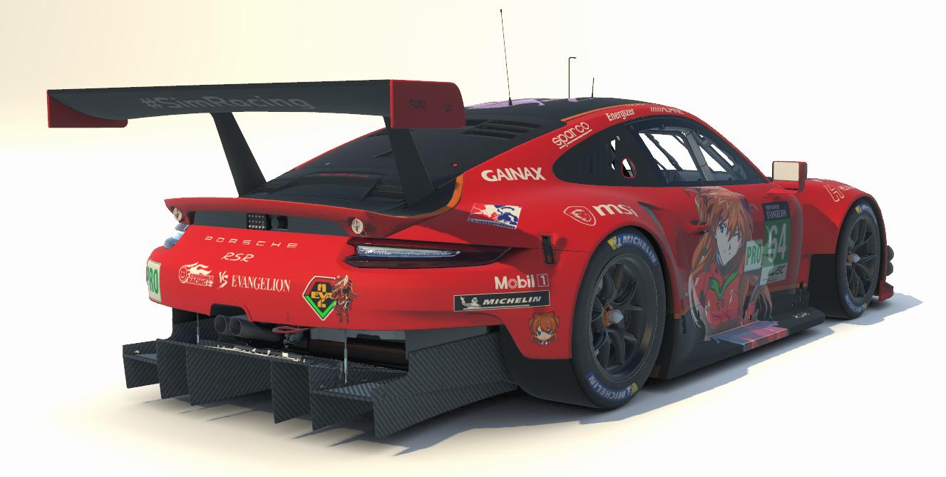 Porsche 911 RSR - Goodsmile Racing x Evangelion - Asuka Fantasy Skin by ...