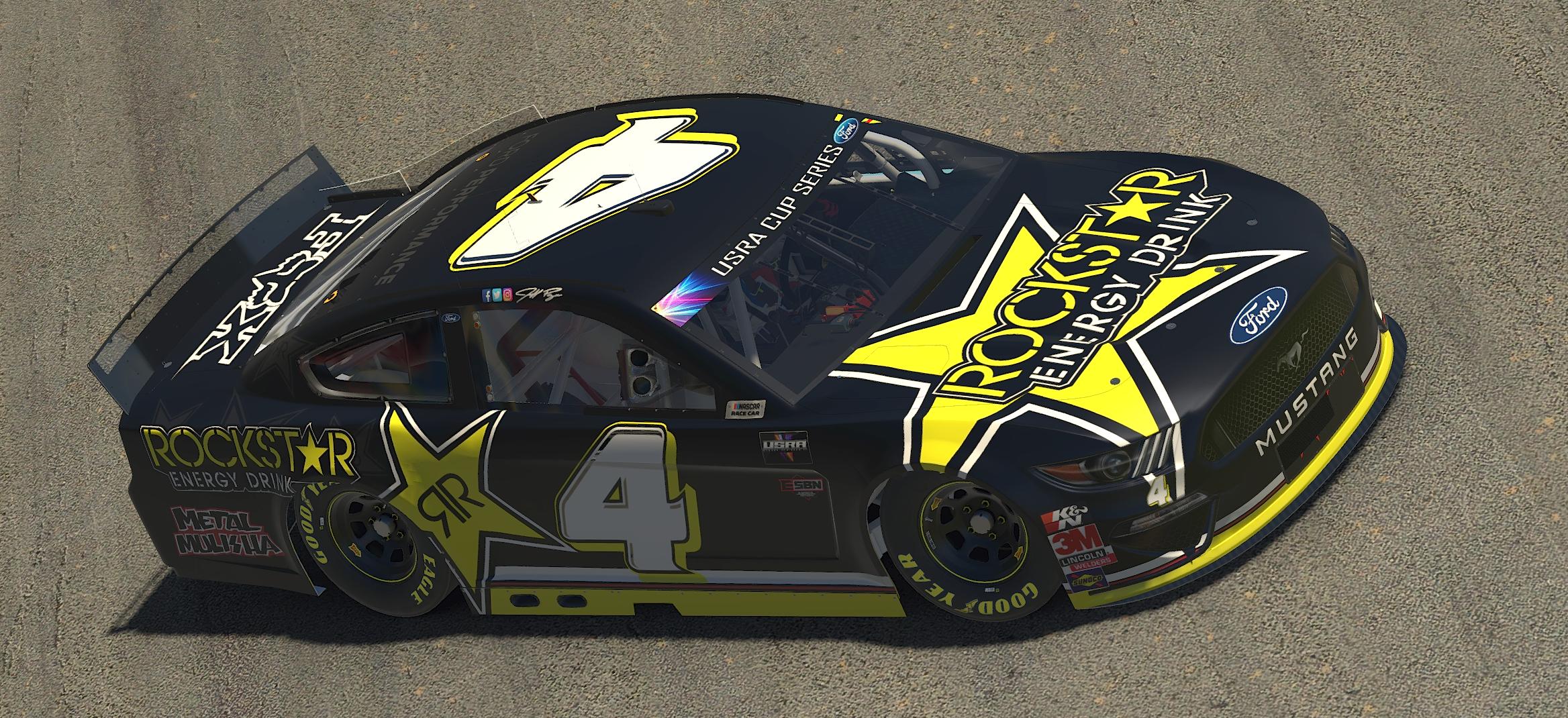 Rockstar sim stamped numbers by Jeff Pogo - Trading Paints