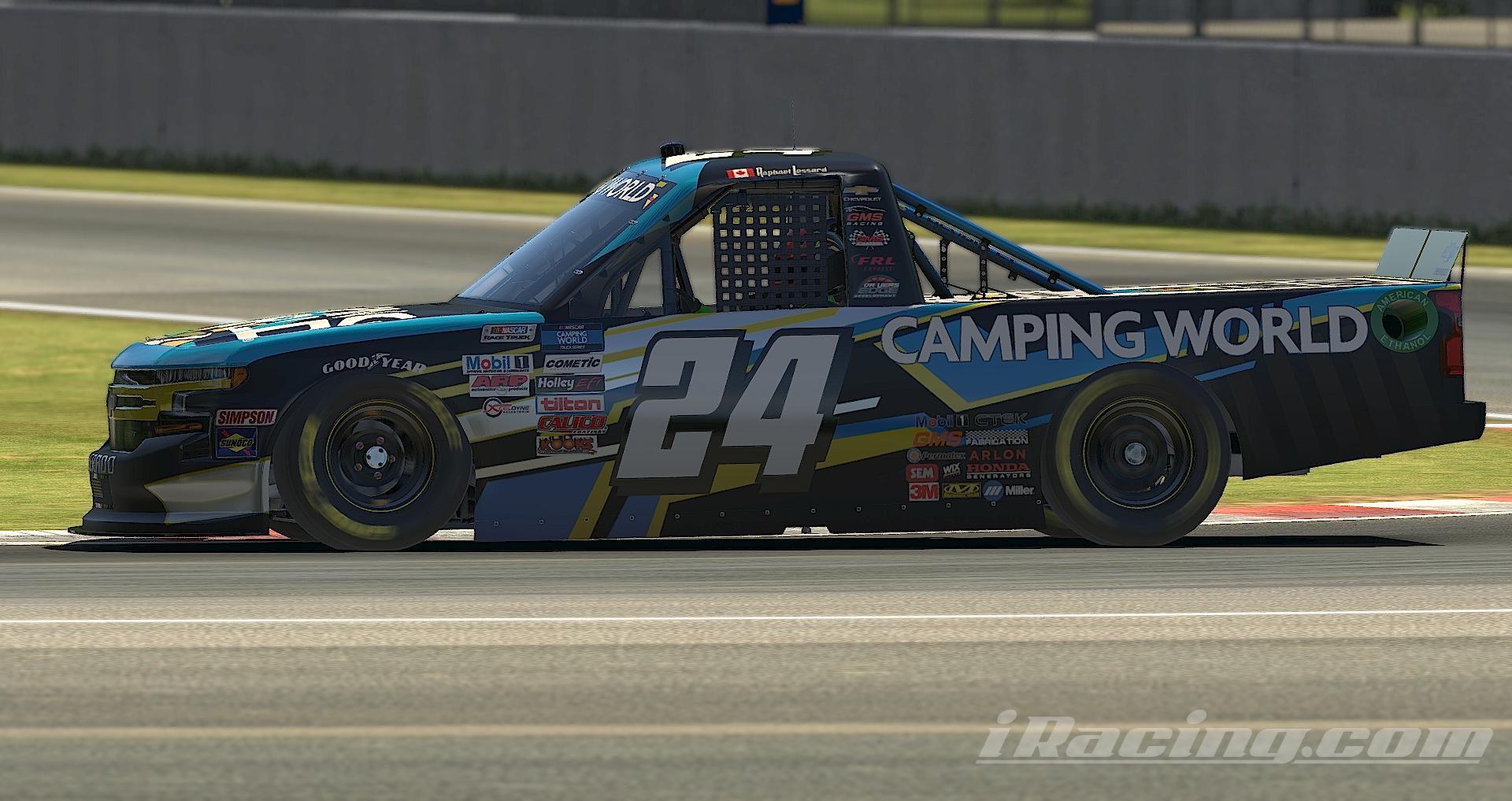 Raphael Lessard Camping World Chevrolet Silverado 2021 by Nicholas ...