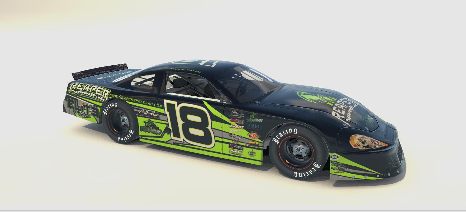 Tyler Paynes #18 Late Model Stock Car by David Polenz - Trading Paints