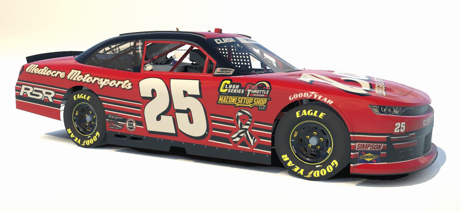 Dale Earnhardt Jr. Throwback (Red + No Number) by Zach S. - Trading Paints