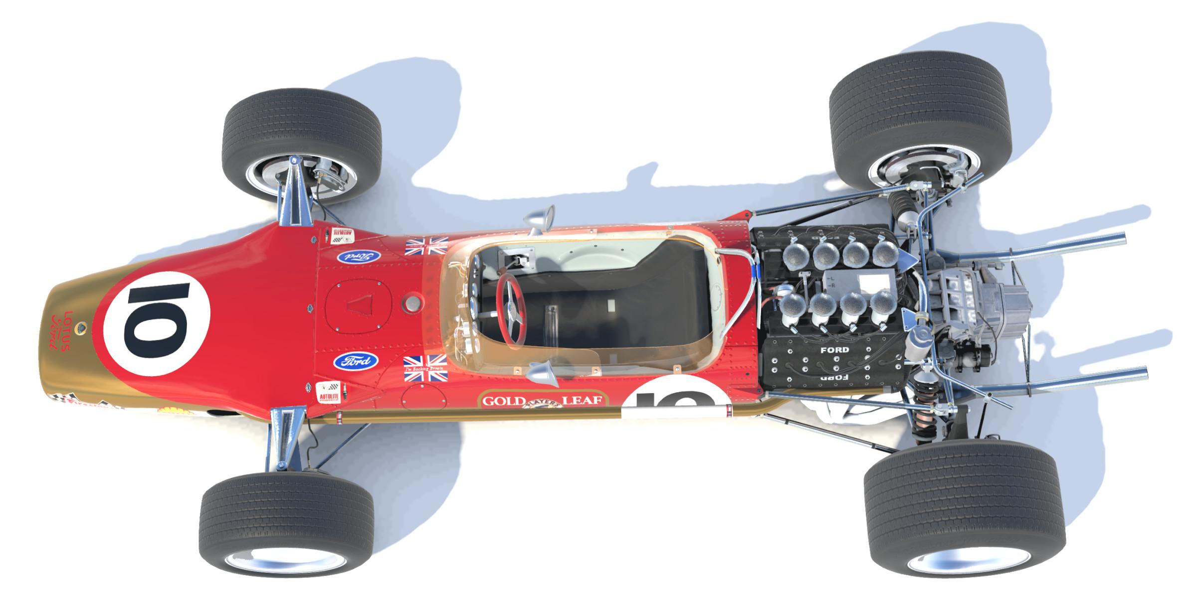 Oliver Grand Prix de Monaco 1968 Gold Leaf Lotus 49 (R1) by Bruce Johnson - Trading Paints