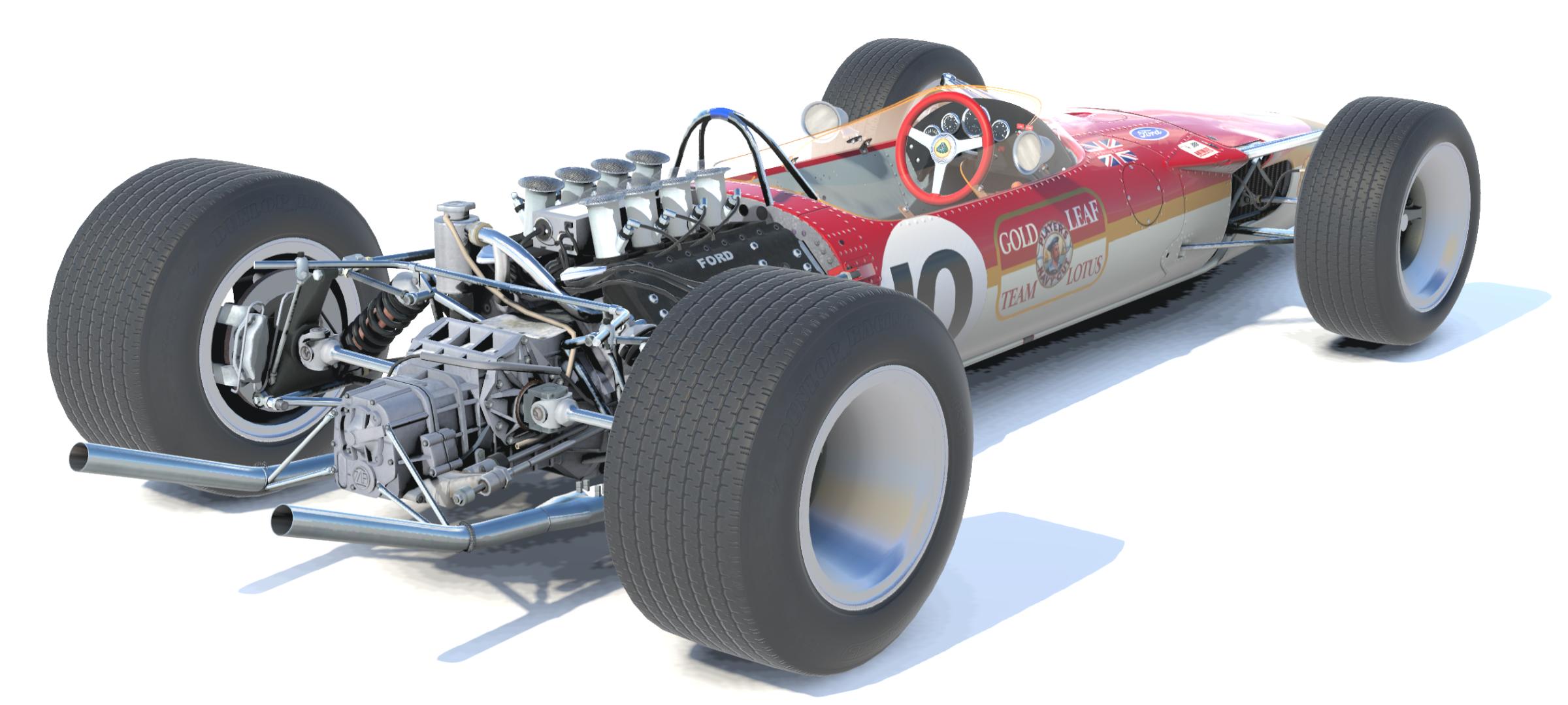 Oliver Grand Prix de Monaco 1968 Gold Leaf Lotus 49 (R1) by Bruce Johnson - Trading Paints