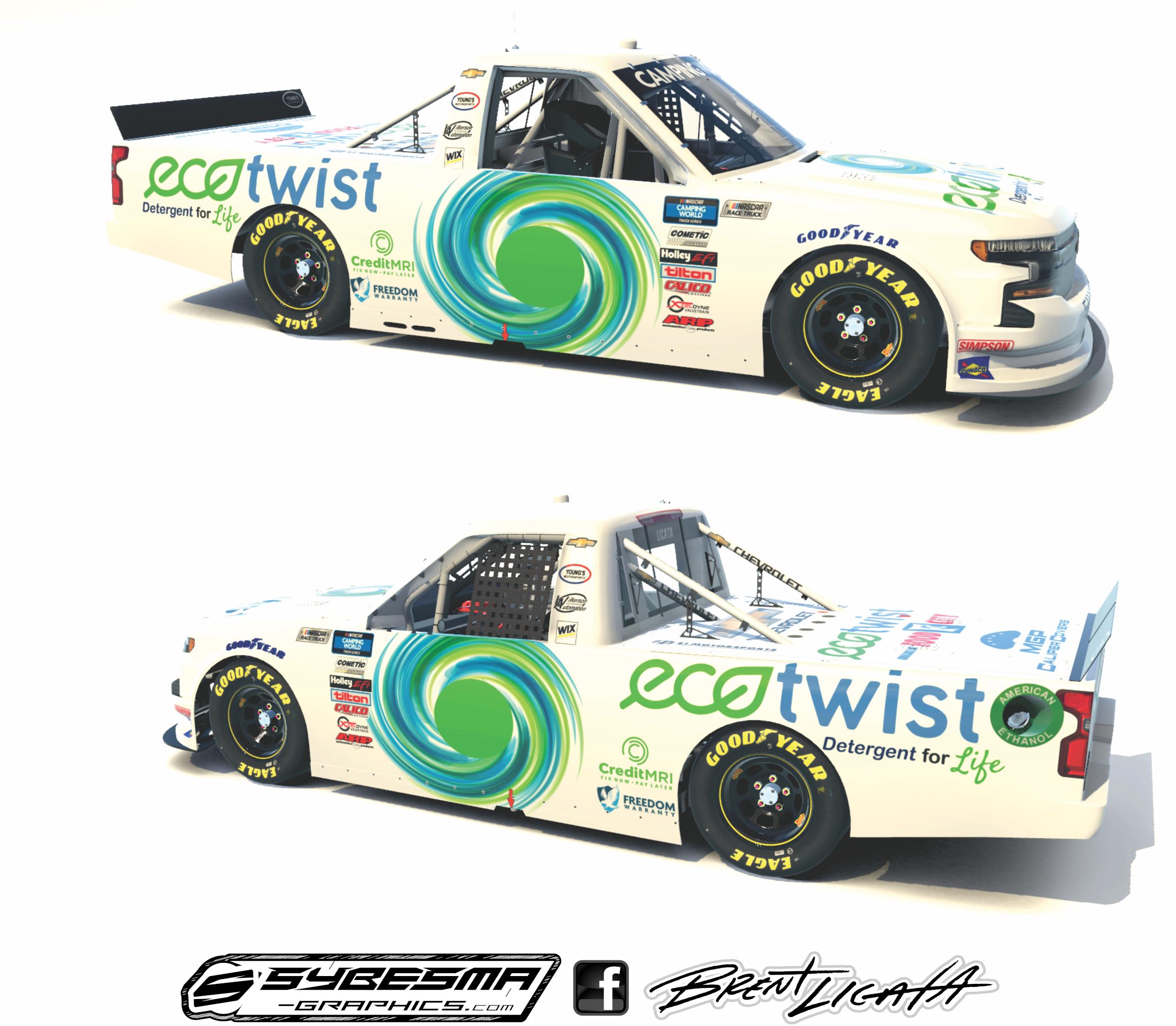 NCWTS ecotwist Spencer Boyd BRISTOL 2021 by Brent Licata2 - Trading Paints
