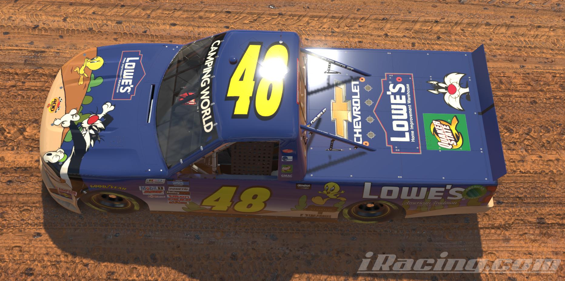 Jimmie Johnson Lowes 2002 Looney Tunes Rematch Sylvester and Tweety ...