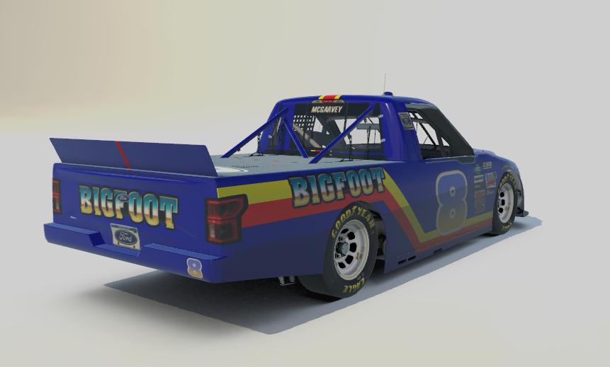 NASCAR Bigfoot 8 Ford F150 by Kevin M. - Trading Paints