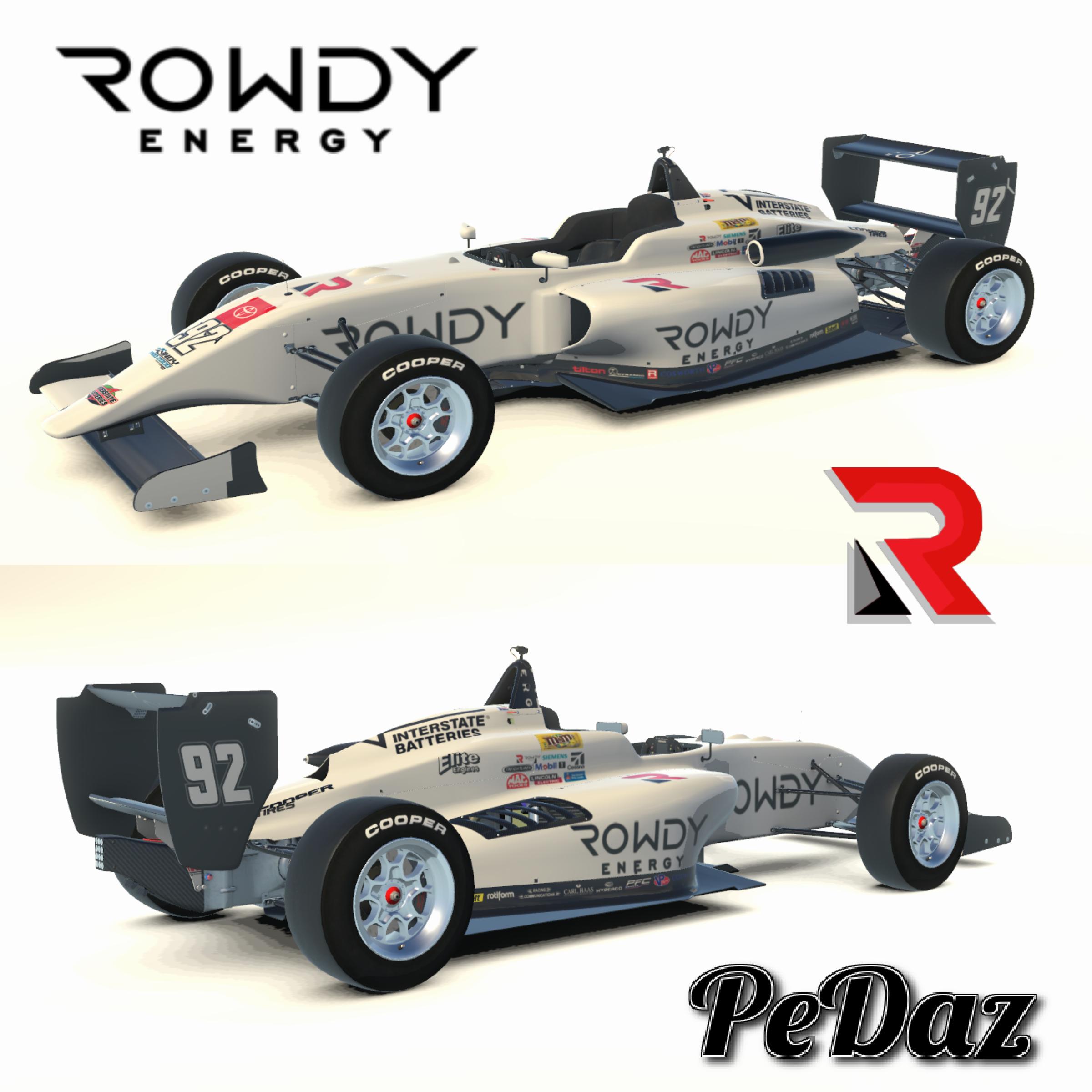 Rowdy Energy Indy Pro 2000 scheme by Aledam Contreras - Trading Paints