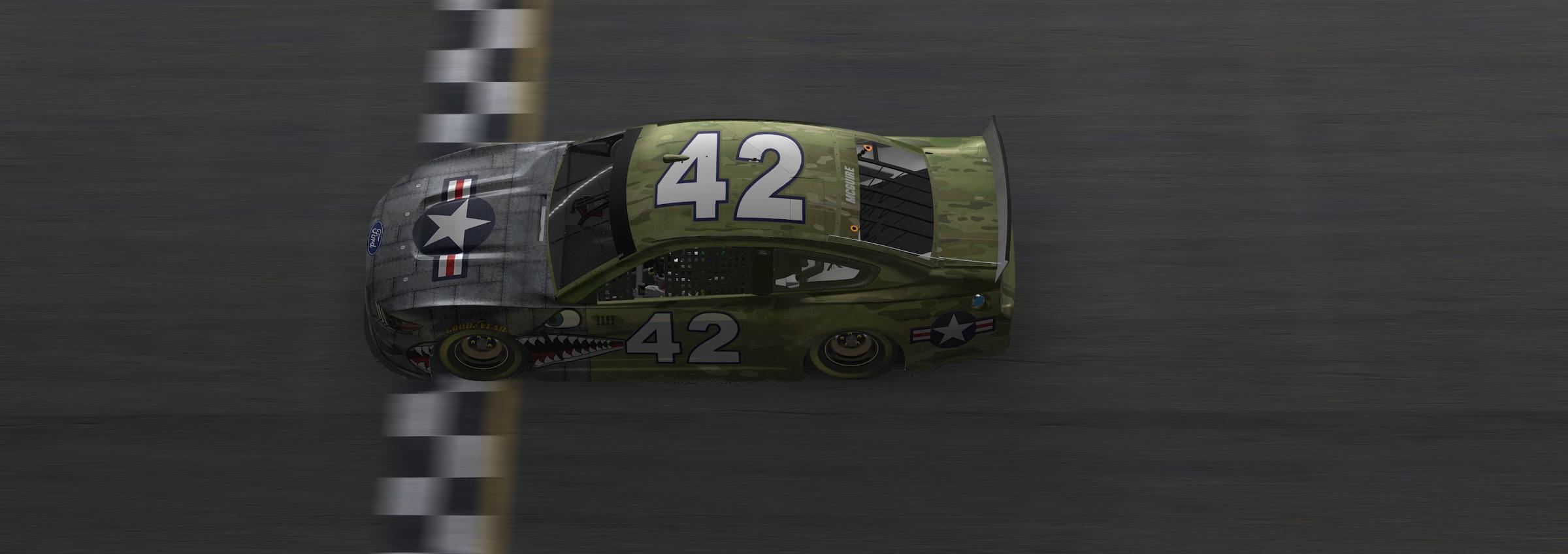 NASCAR Cup Series Ford Mustang - WW2 Fighter Jet by Russell McGuire ...