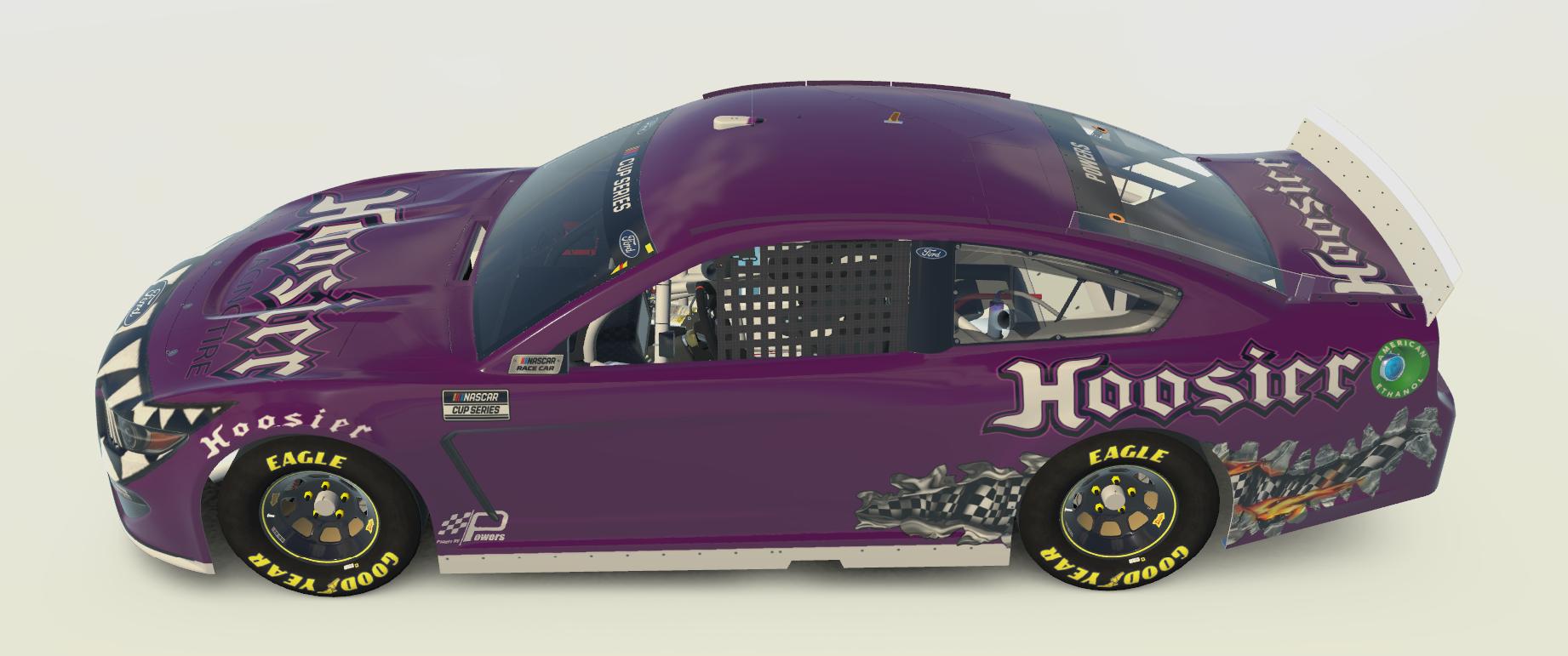 Hoosier Cup Mustang No # by Tracy Powers - Trading Paints