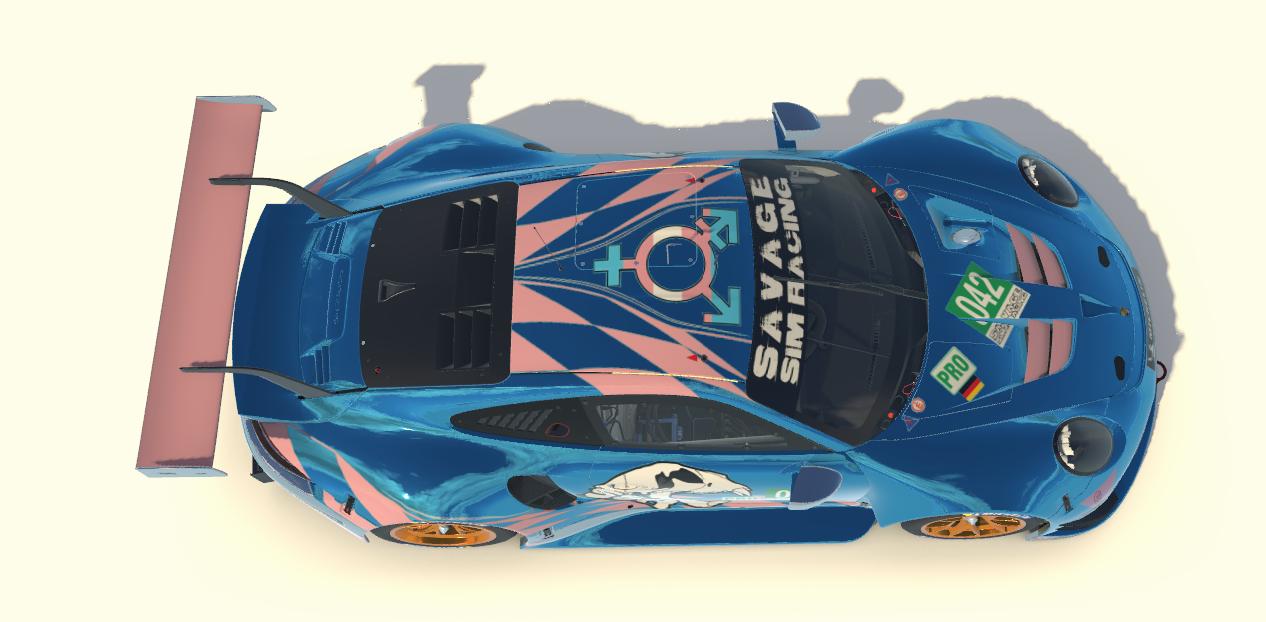 Savage Sim Racing - Trans Pride by Wayne Bennett - Trading Paints