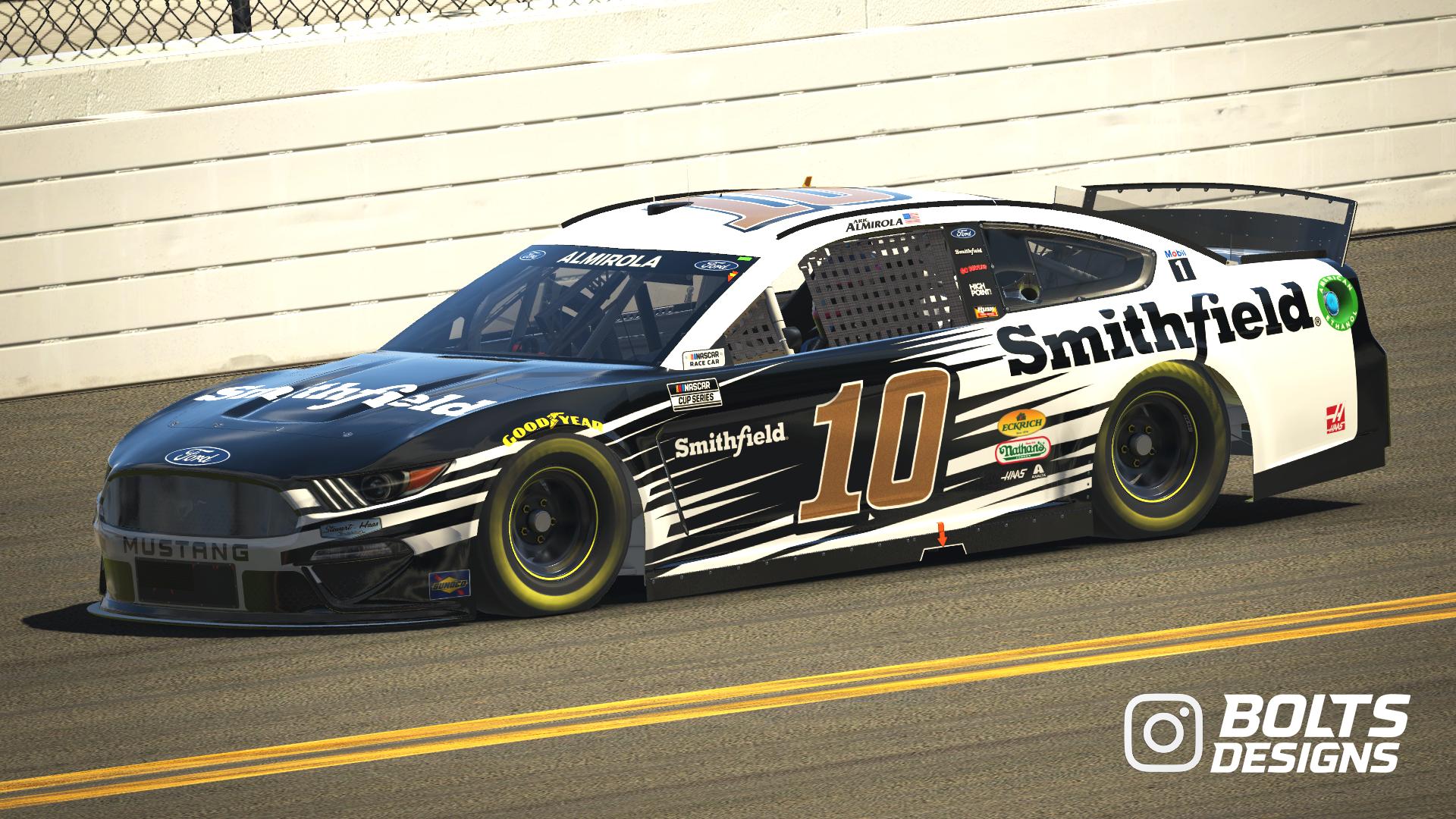 Aric Almirola 2021 Smithfield (Numbered) by Roberto Ramirez - Trading ...