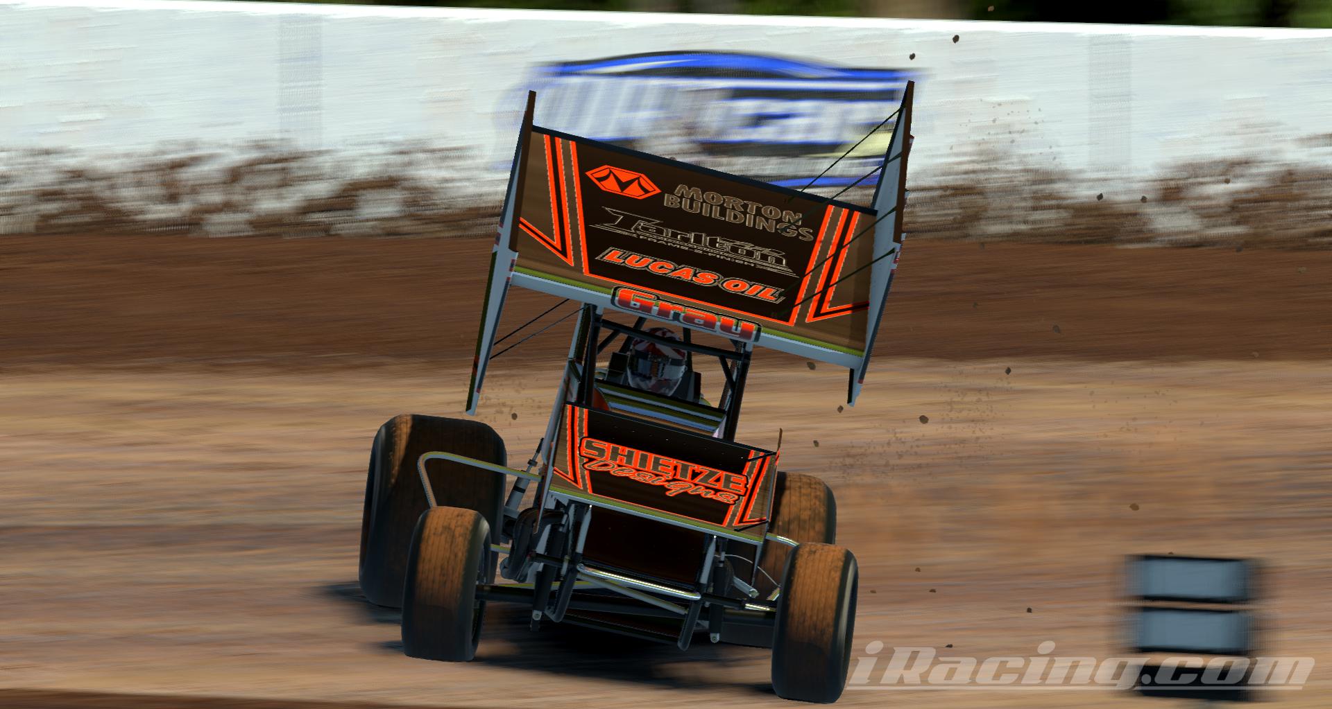 Derrick Grays Wing Sprint Car by Caleb Shietze - Trading Paints