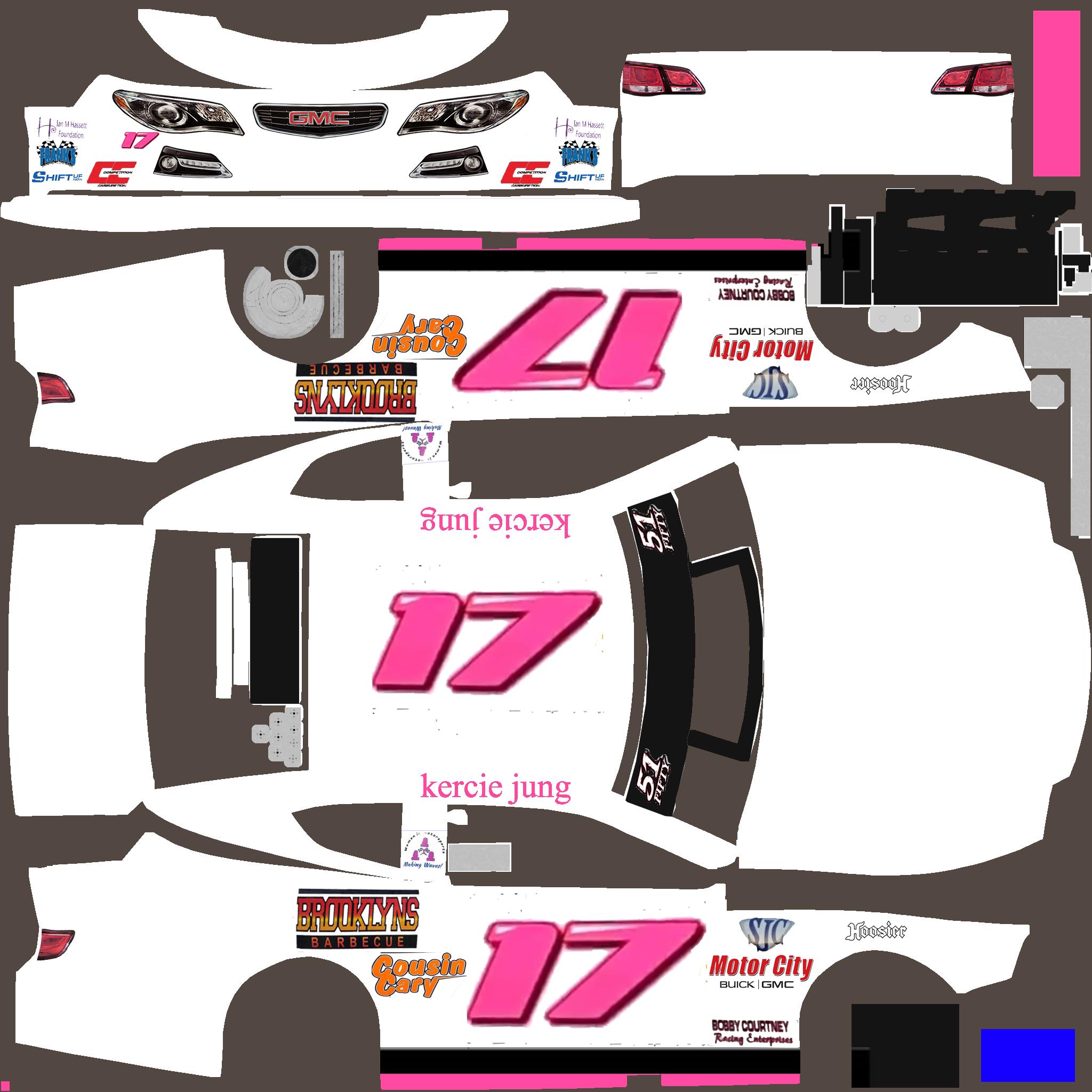 kercie jung 51fifty jr latemodel by Brad Mast - Trading Paints