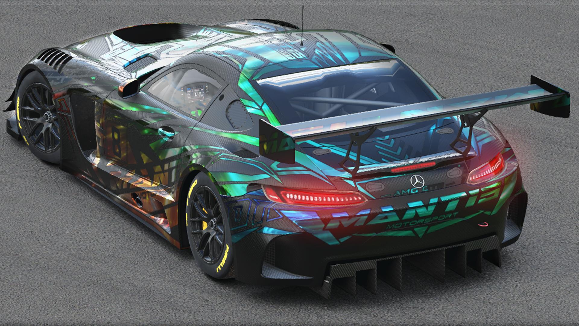 Mercedes AMG GT3 GALAXY CHROME by Kirk S. - Trading Paints
