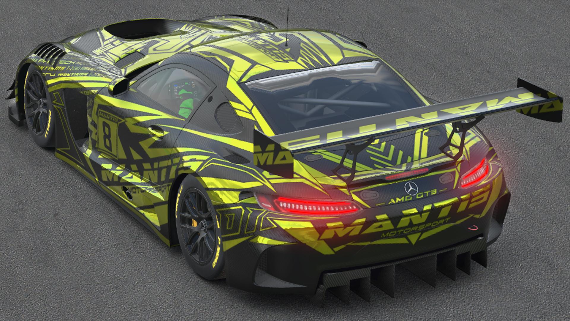 Mercedes AMG GT3 GOLD LEAF CHROME by Kirk S. - Trading Paints