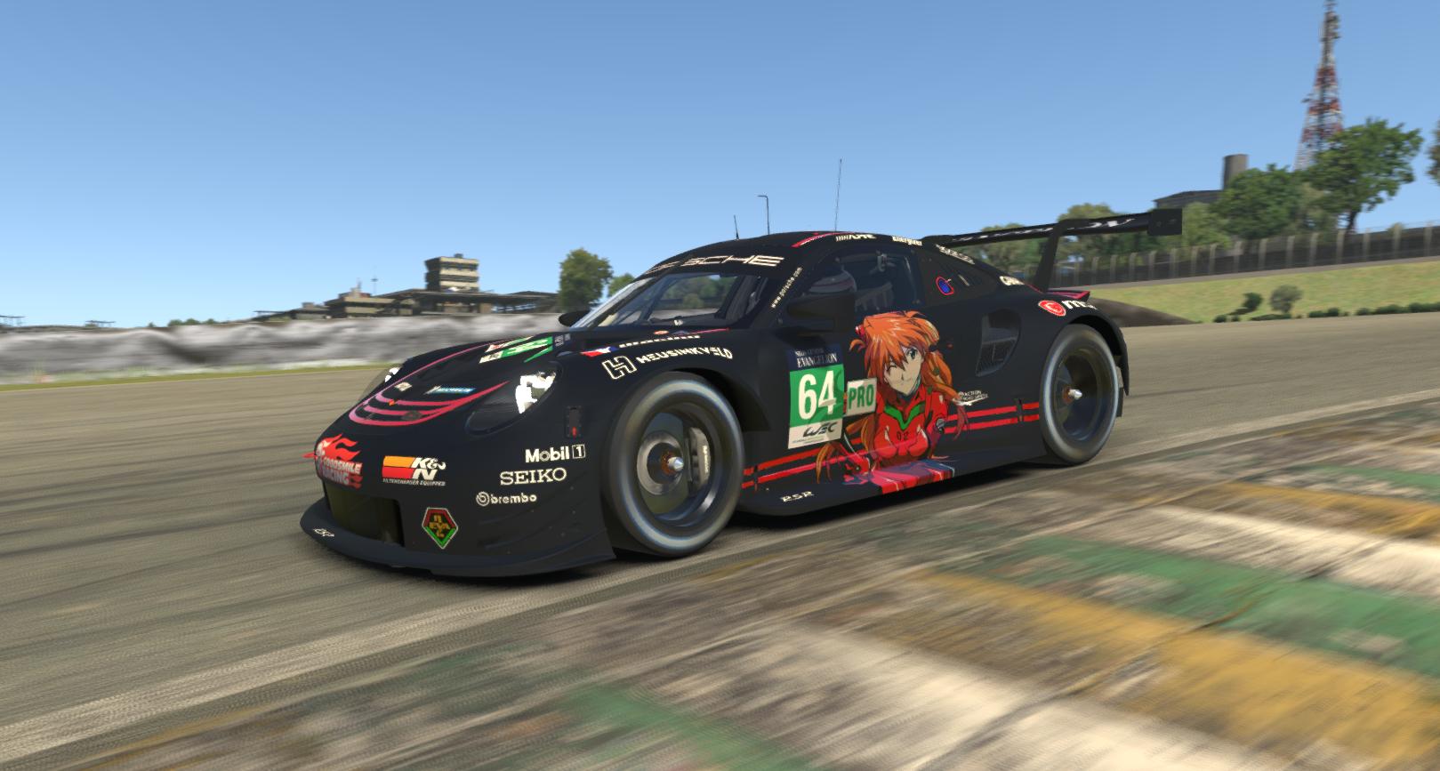 Porsche 911 RSR - Goodsmile Racing x Evangelion - Asuka Fantasy Skin ...