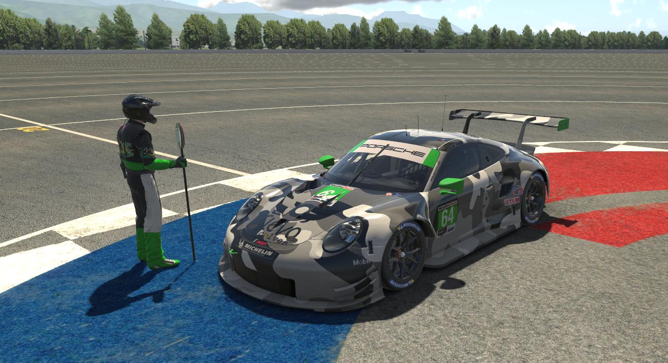 Porsche 911 RSR Snow Camo by Clevo Gonçalves - Trading Paints