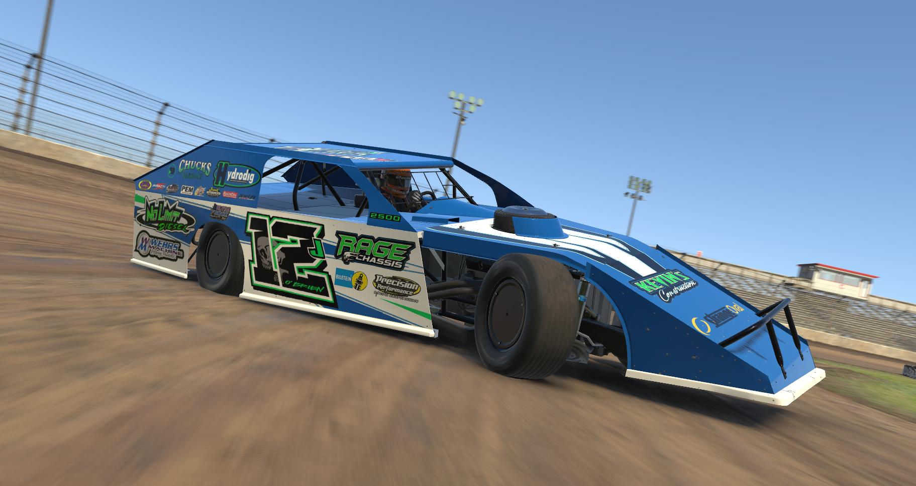 Justin OBrien 2020/2021 Rage Chassis by Alex Kuennen - Trading Paints