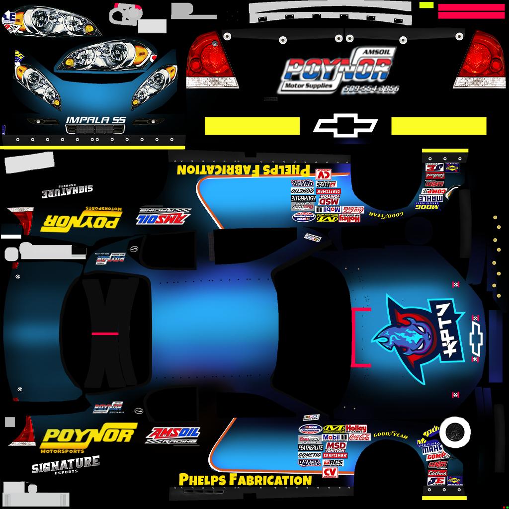 Black and Blue No NumberChevrolet Camaro ZL1 Gen 6 by Kelly Poynor ...