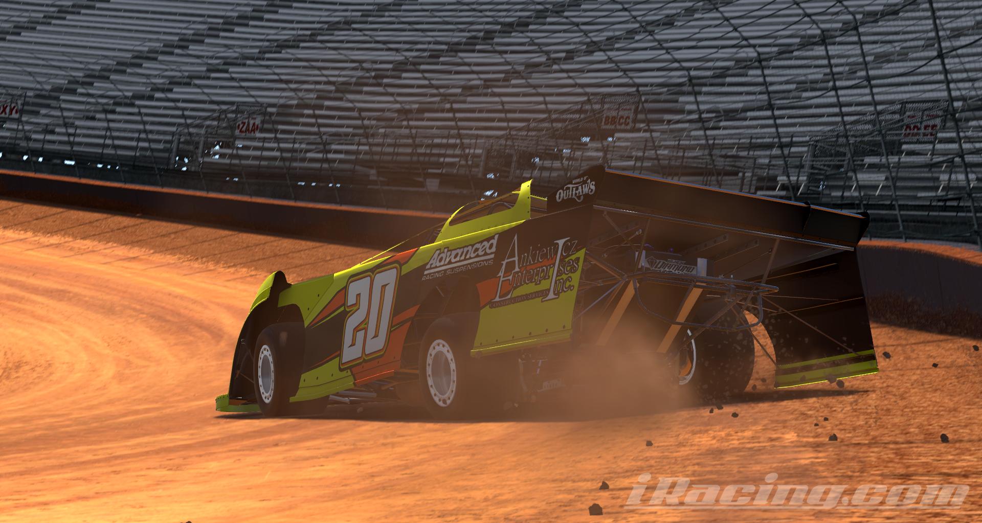 Jason Ashfields Late Model by Caleb Shietze - Trading Paints