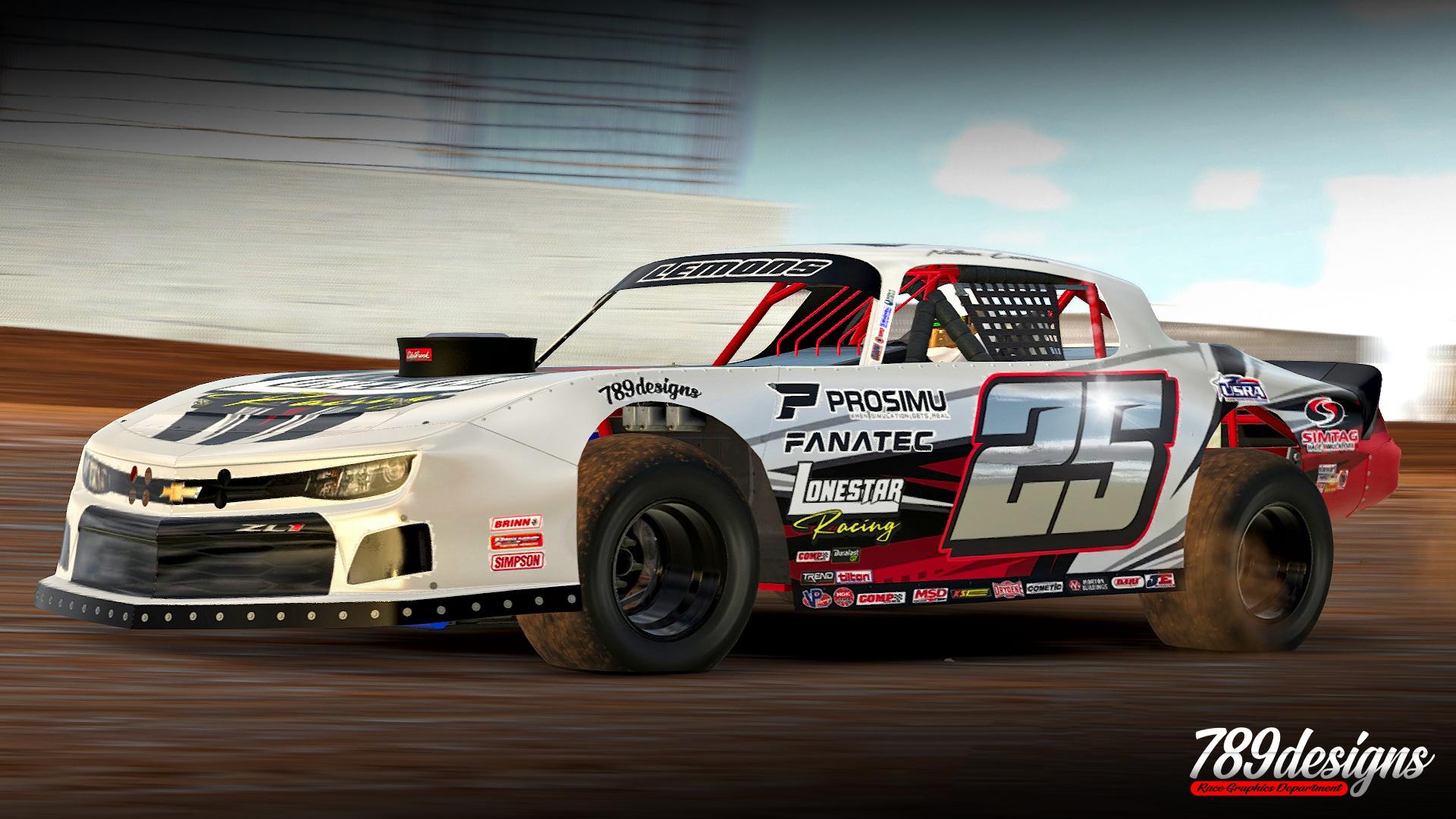 Nathan Lemons Dirt Street Stock by Garrett Marshall - Trading Paints