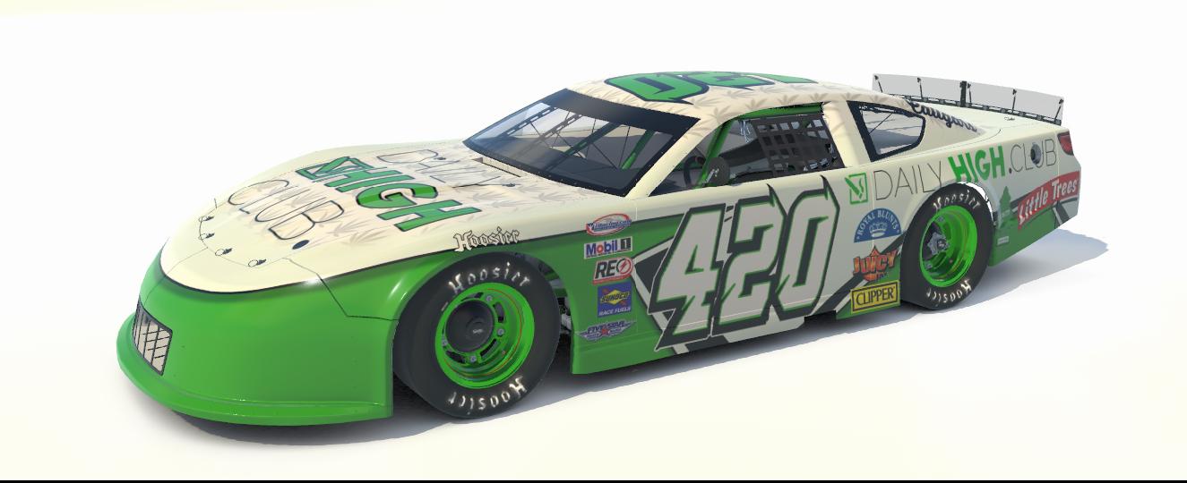 Daily High Club Super Late Model by Jay Adair - Trading Paints