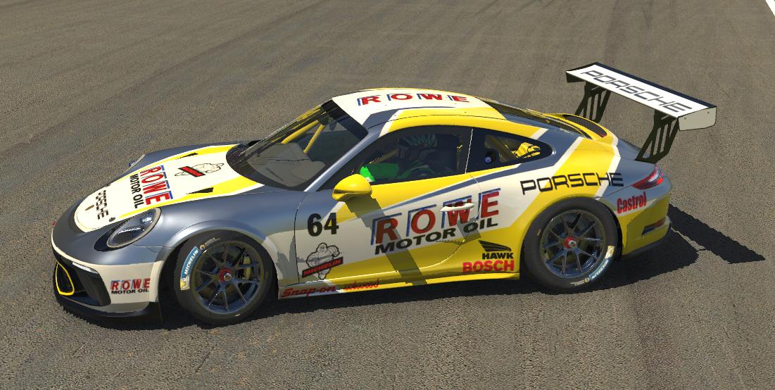 SILVER AND YELLOW ROWE MOTOR OIL by Shawn B. - Trading Paints