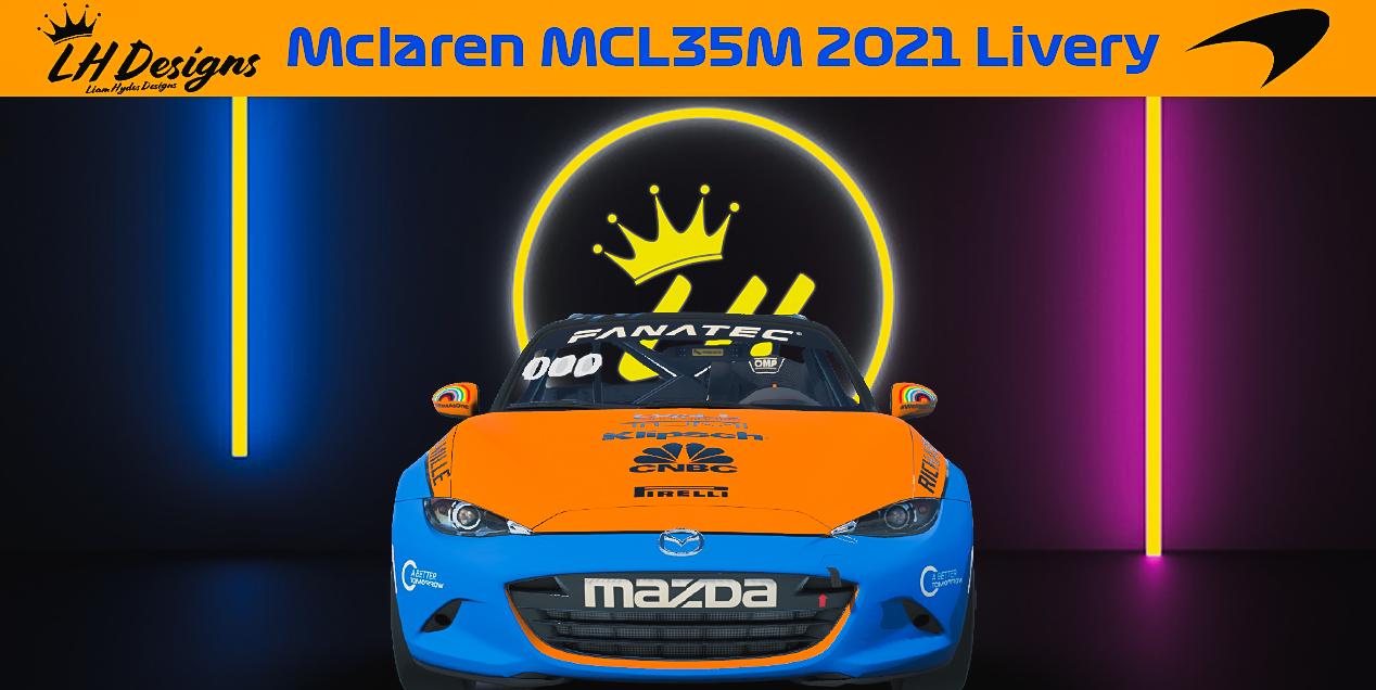 McLaren MCL35M 2021 - Mazda Livery by Liam H. - Trading Paints