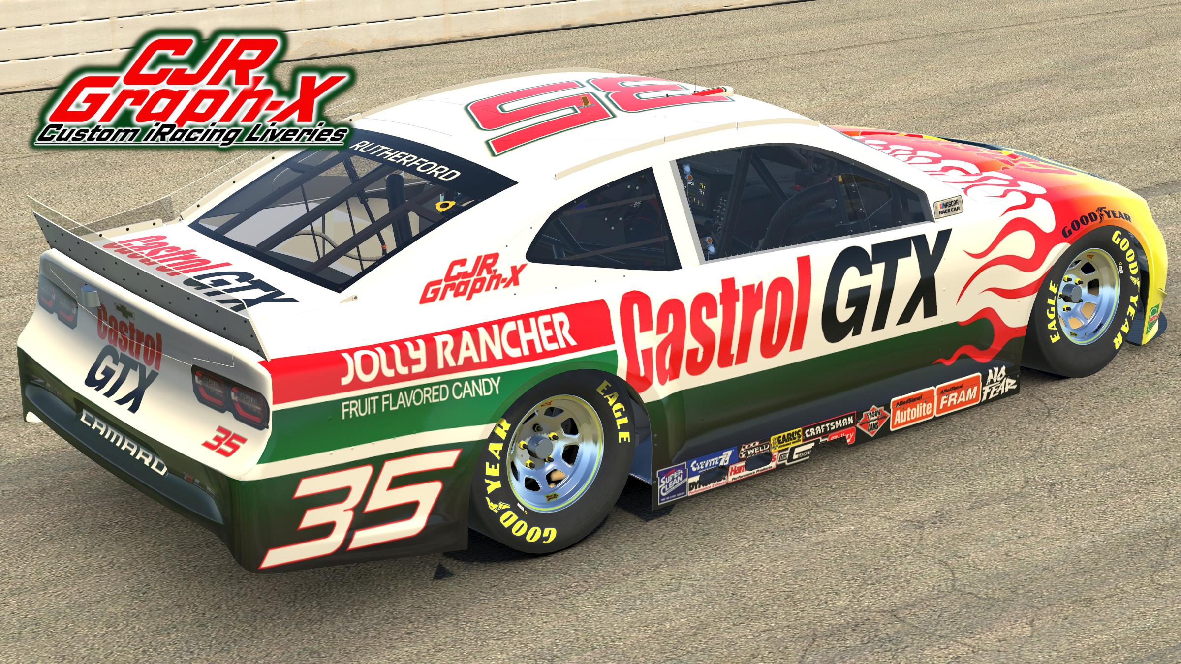 Castrol GTX Camaro Custom Number by Corey Rutherford - Trading Paints
