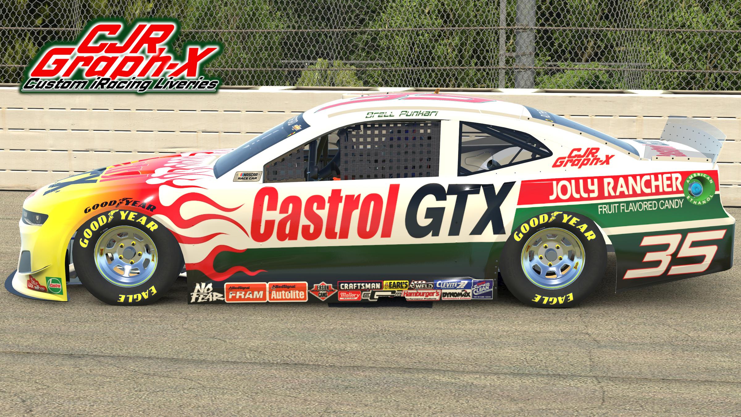 Castrol GTX Camaro Custom Number by Corey Rutherford - Trading Paints