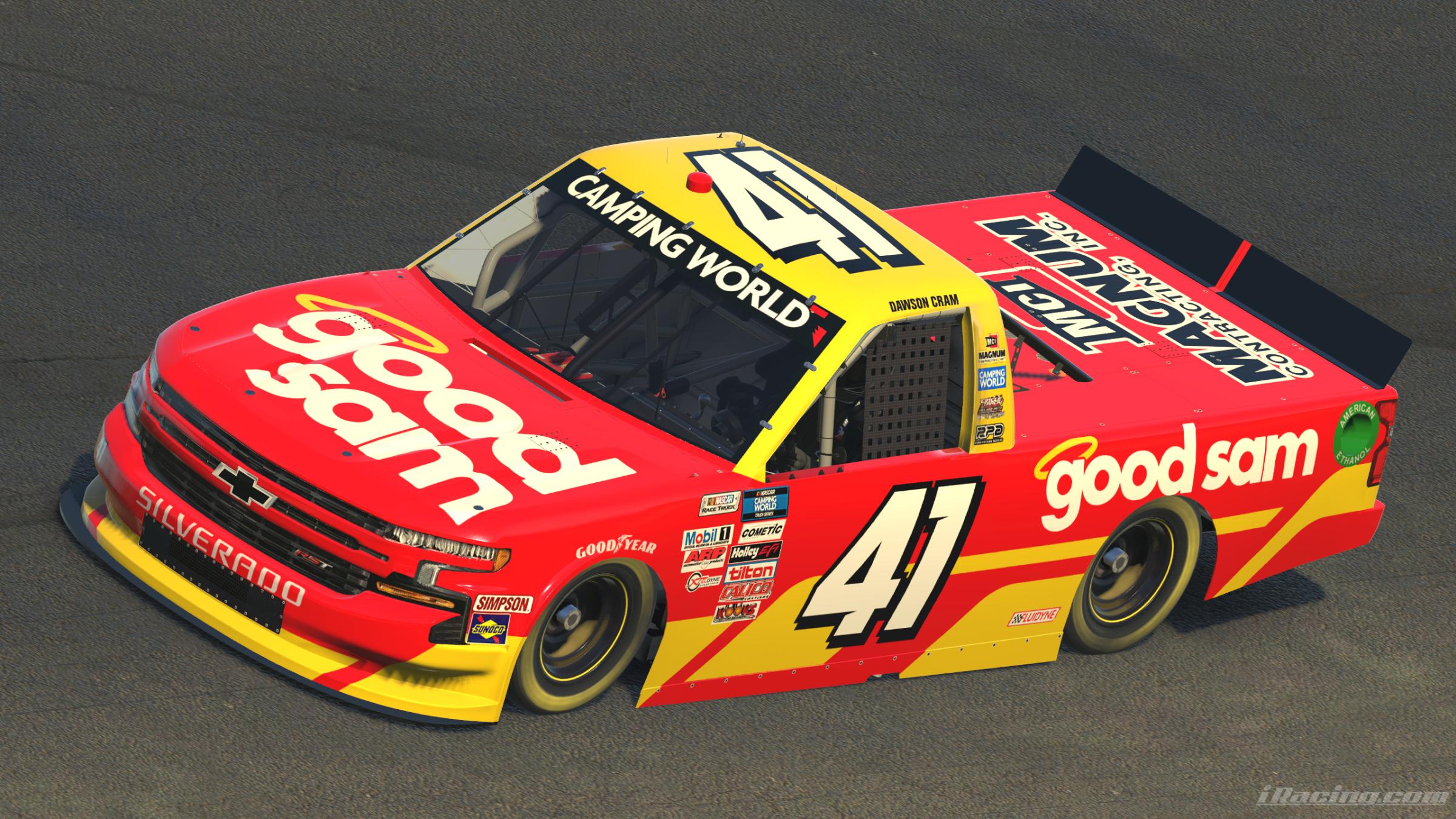 Official 2021 Dawson Cram Good Sam (Custom Number) by Ryan Pistana ...