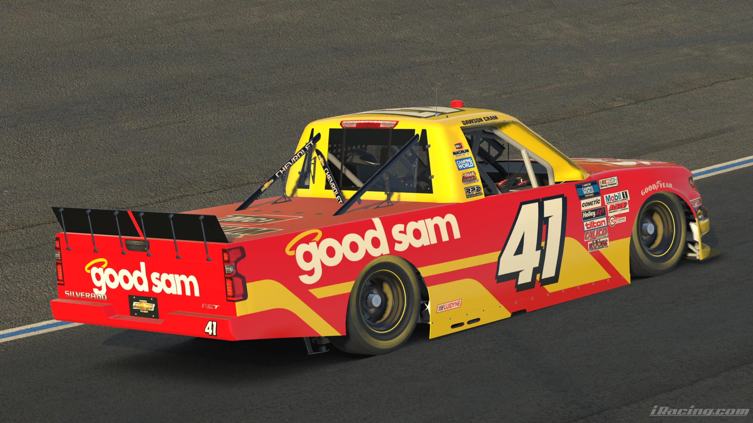 Official 2021 Dawson Cram Good Sam (No Number) by Ryan Pistana ...