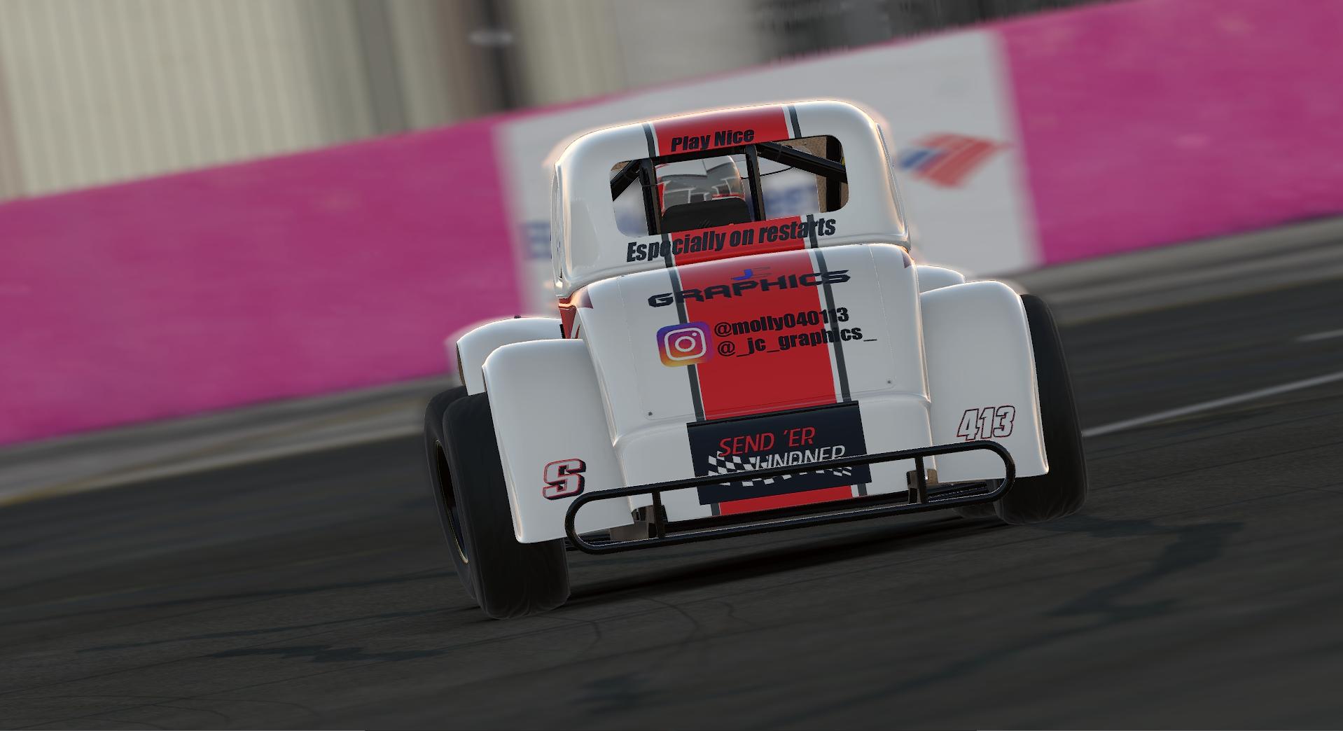 Molly Lindner Legend Car by Joseph Costello - Trading Paints