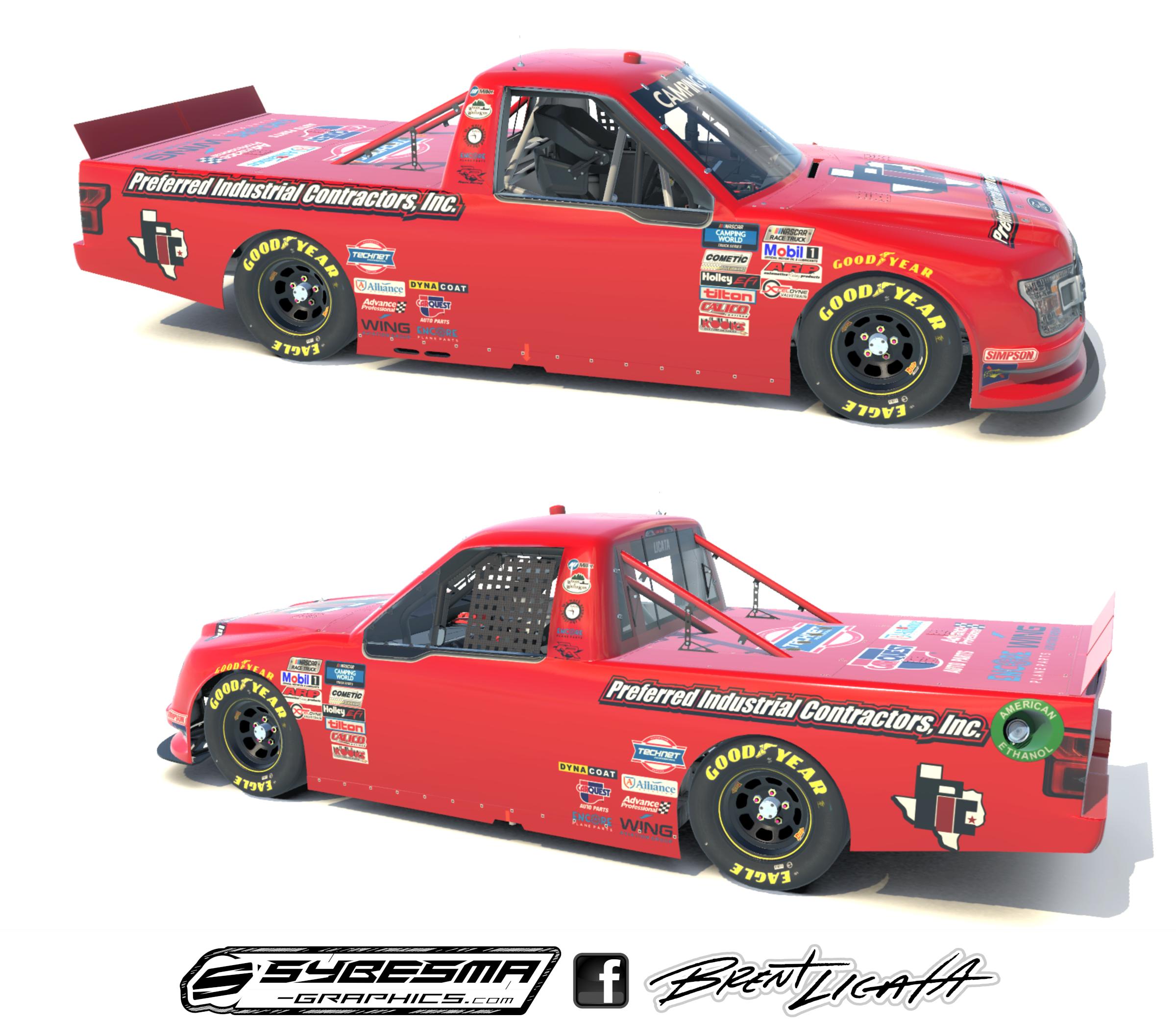 NCWTS Preferred Industrial Contractors Cory Roper Racing 2021 by Brent ...
