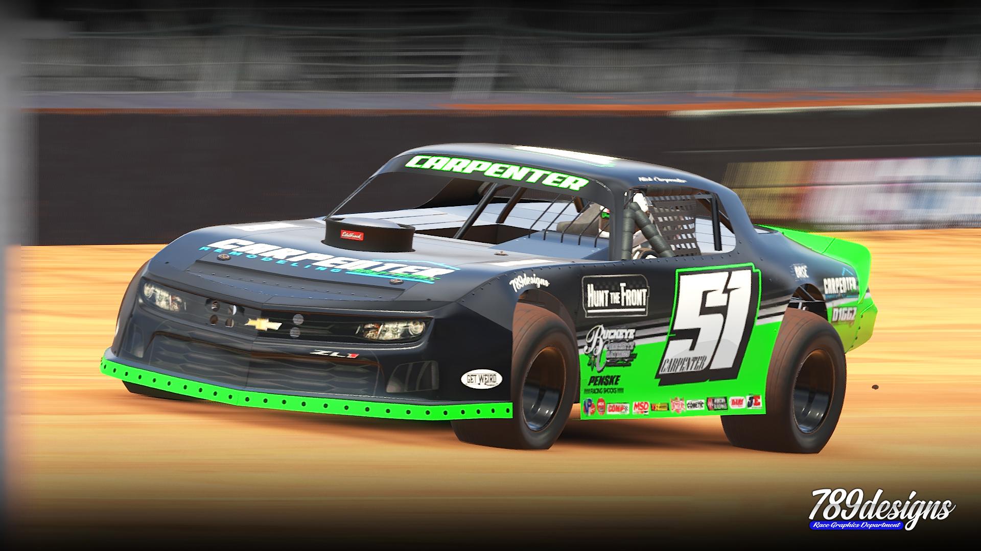 Nick Carpenter Dirt Street Stock by Garrett Marshall - Trading Paints