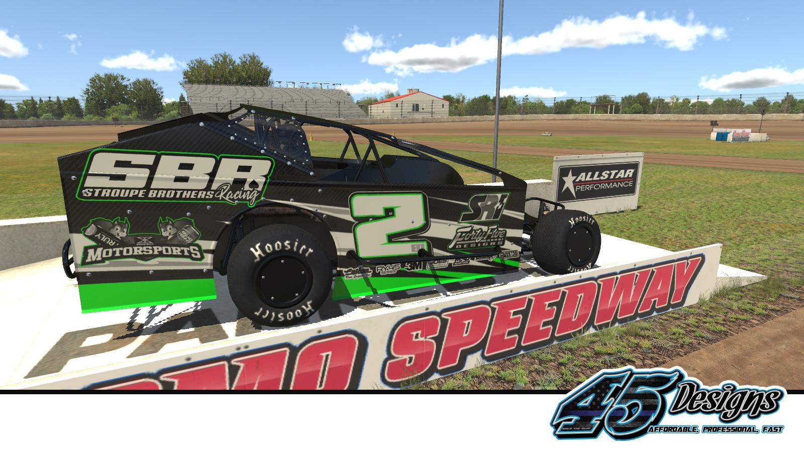 2021 Zach Stroupe - Dirt Big Block Modified (Florescent Green) by Zach ...