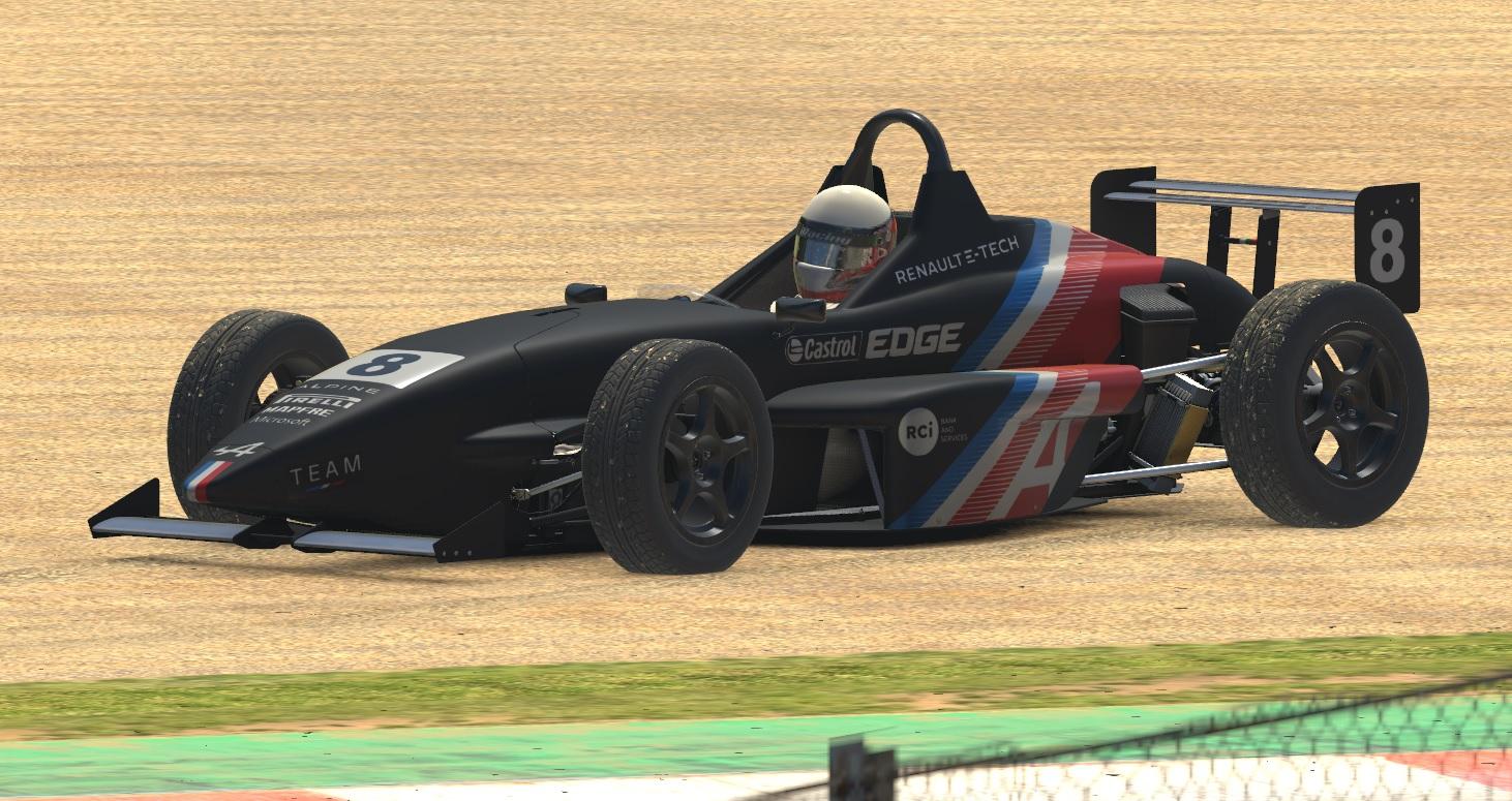 Skip Baber Alpine -Alonso- Matte black and silver logo by Jonathan ...