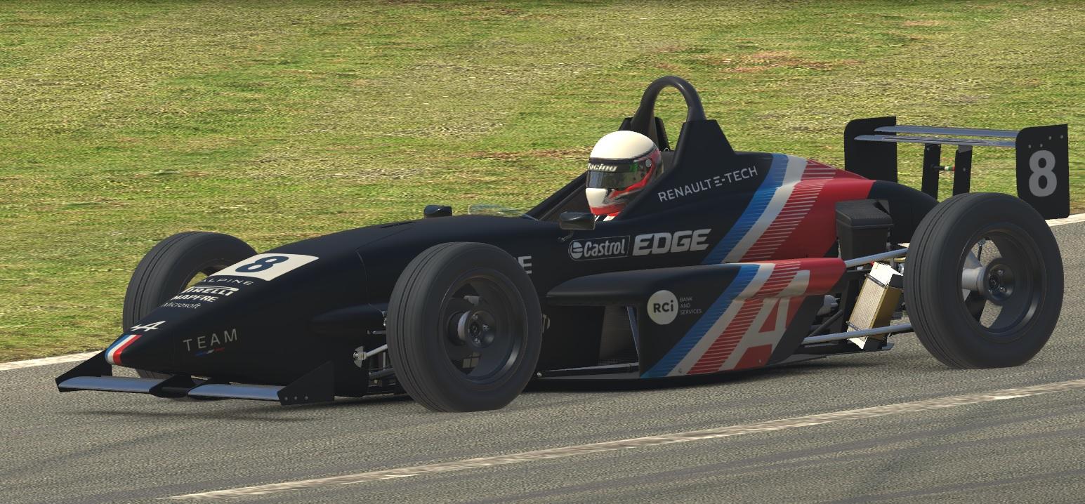 Skip Baber Alpine -Alonso- Matte black and silver logo by Jonathan ...