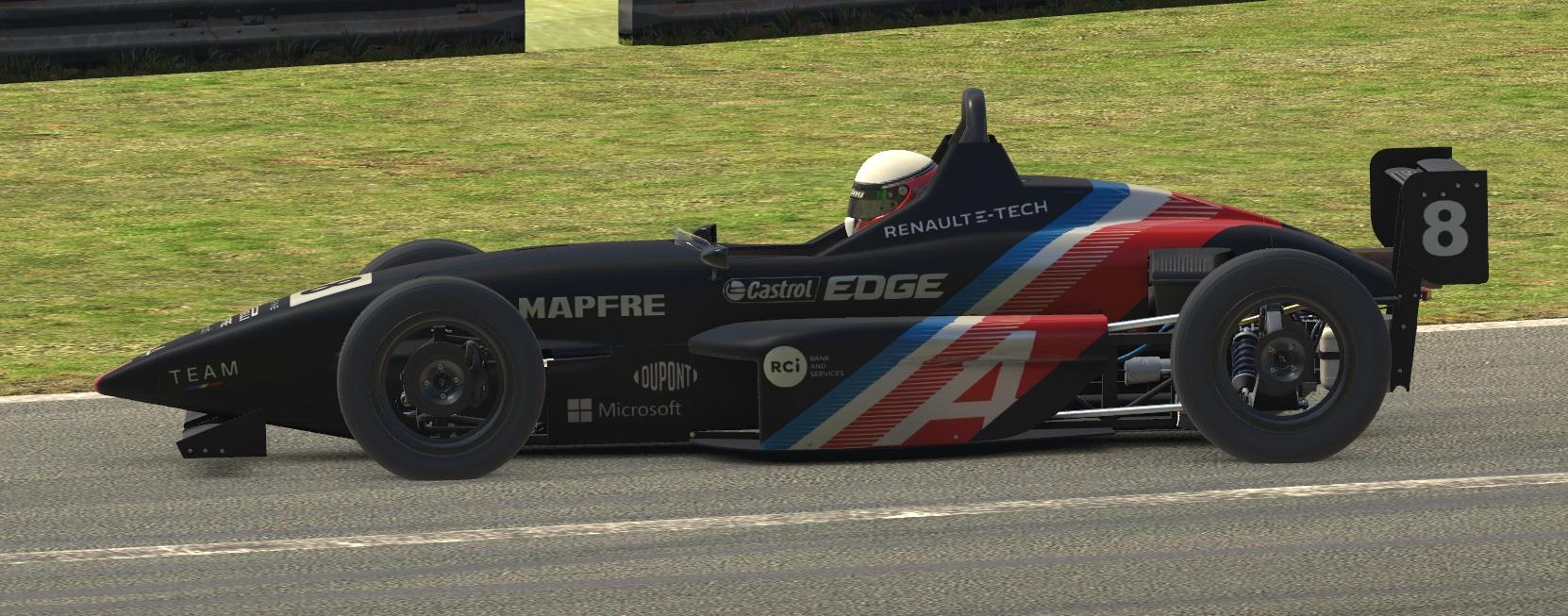 Skip Baber Alpine -Alonso- Matte black and silver logo by Jonathan ...